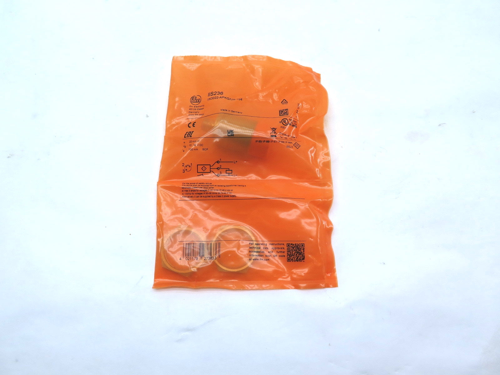 IFM Electronic IIS236 Inductive Sensor – Advance Operations