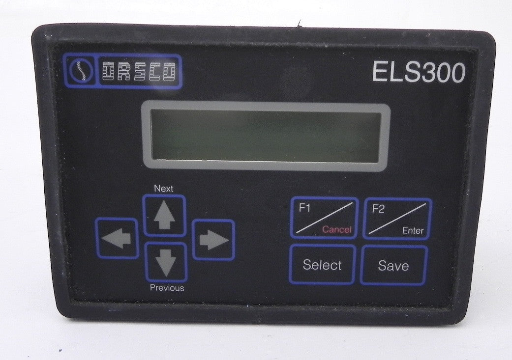 Quartech Orsco Display Interface ELS 300 Model 2900 – Advance Operations