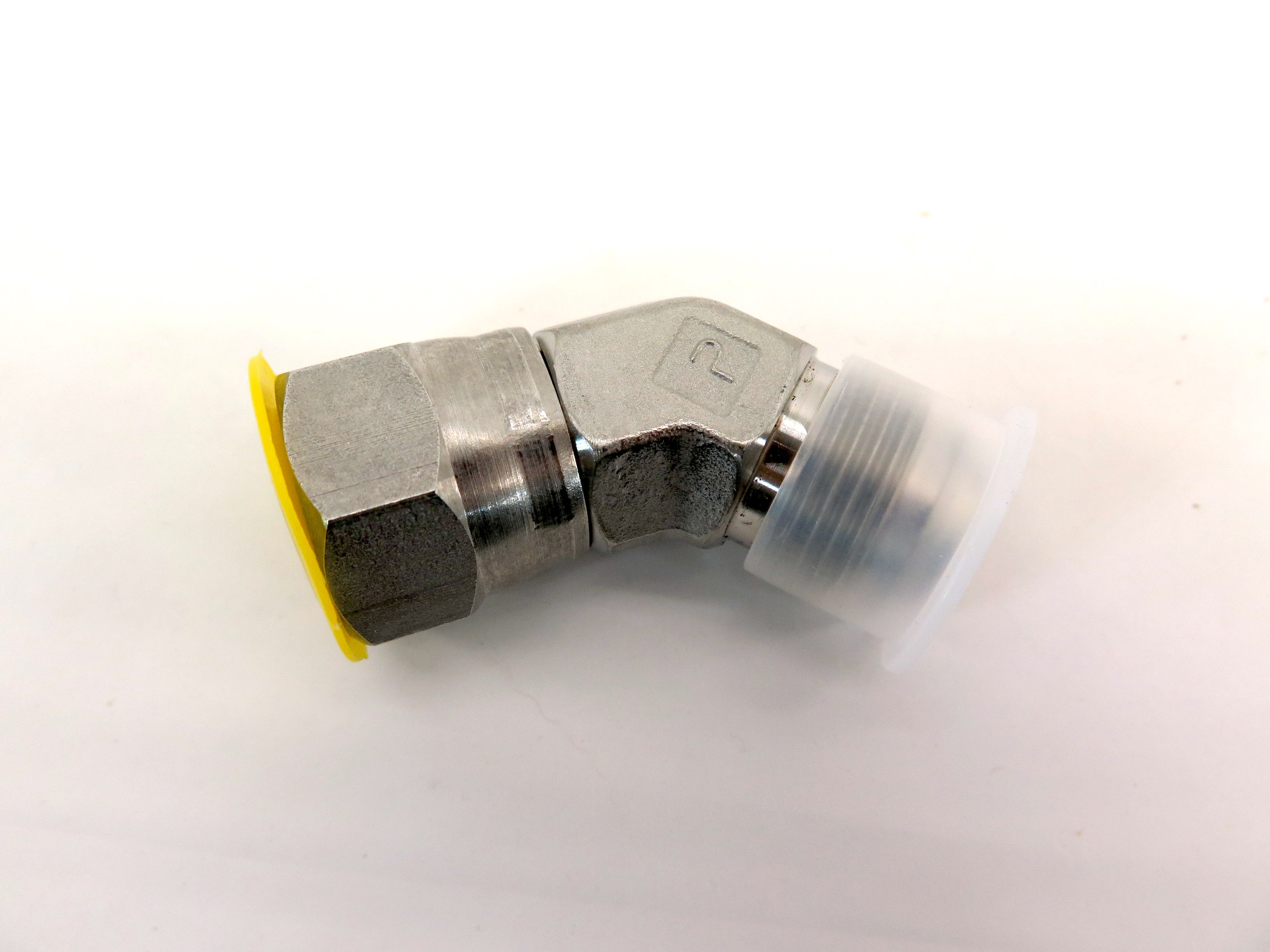 Parker 4 V6X-SS Triple-Lok - 45° Swivel Nut Elbow 37° Flare / 37° Swiv – Advance Operations