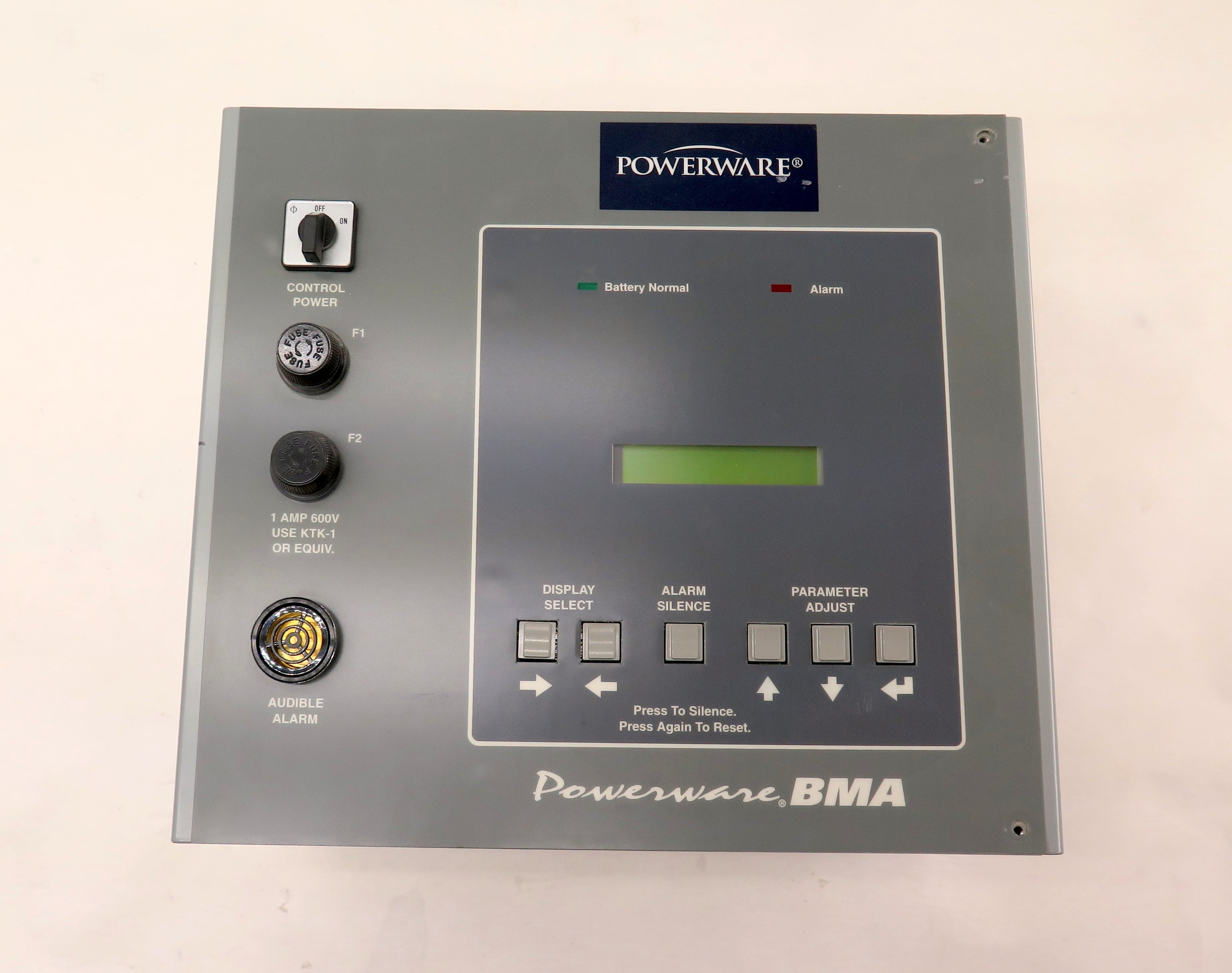 Powerware BMA Controller Model SA / Uniterruptible Power Supply E93786 – Advance Operations
