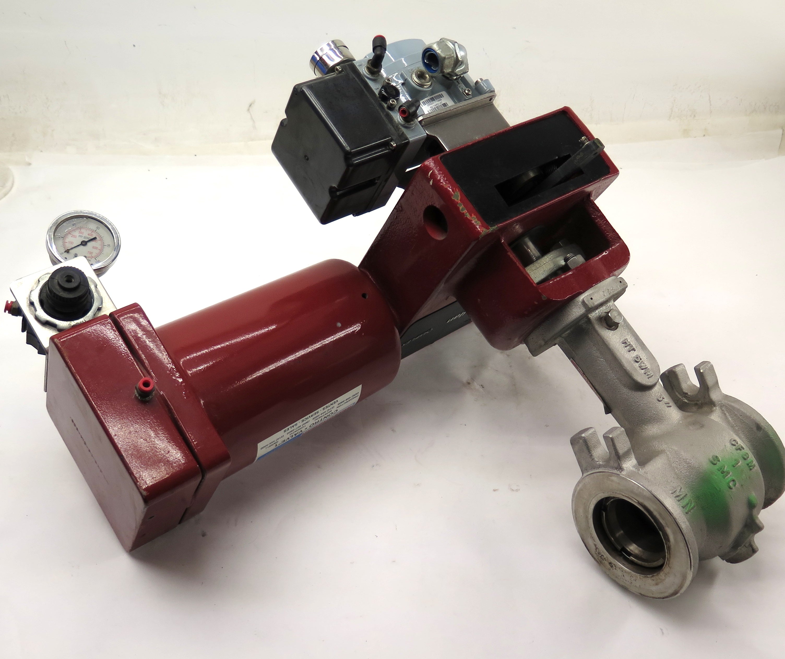 GE / Masoneilan Camflex II 3" Valve 35-35212 & SVI2-21113111 Controlle ...