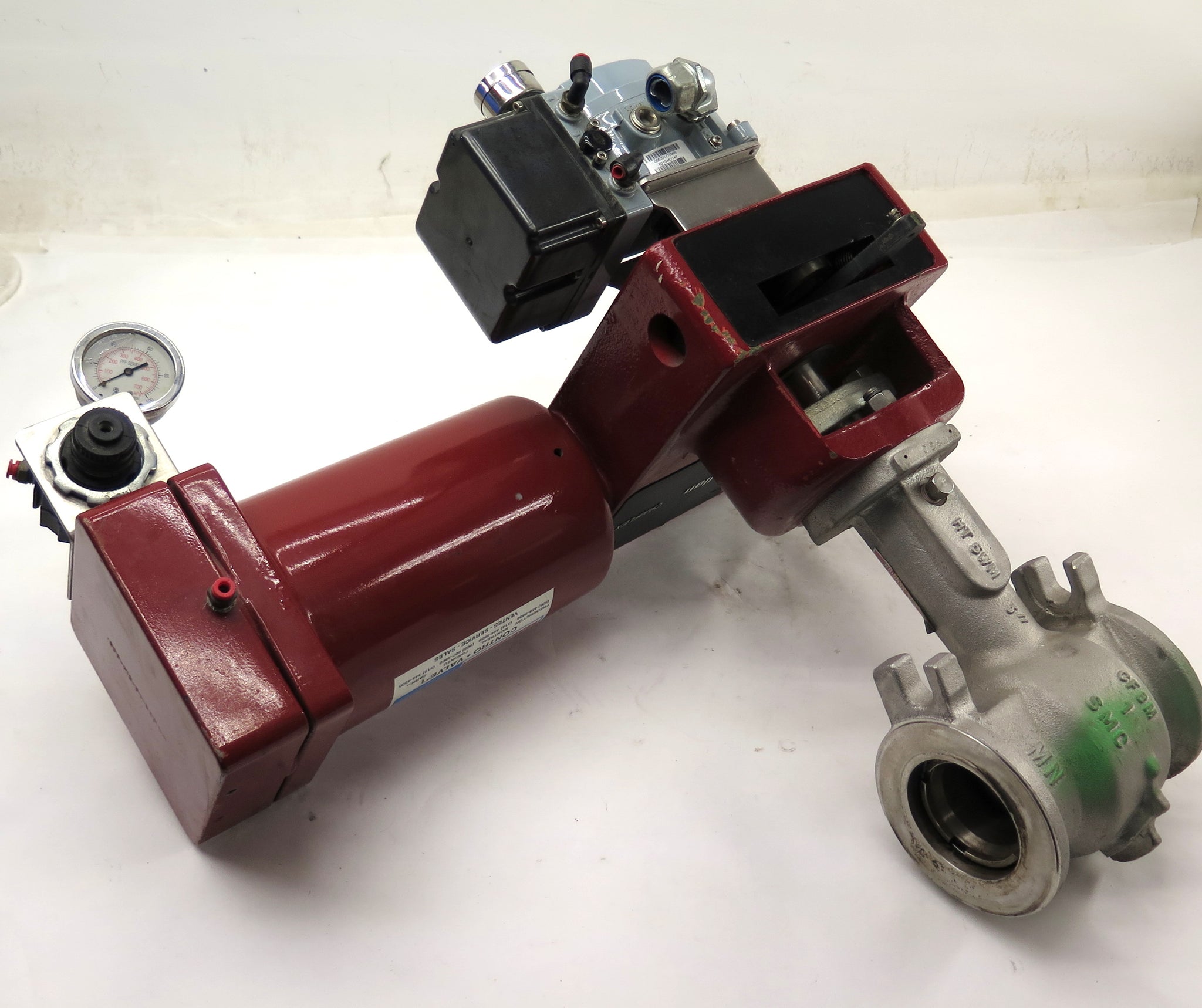 GE / Masoneilan Camflex II 3" Valve 35-35212 & SVI2-21113111 Controlle ...