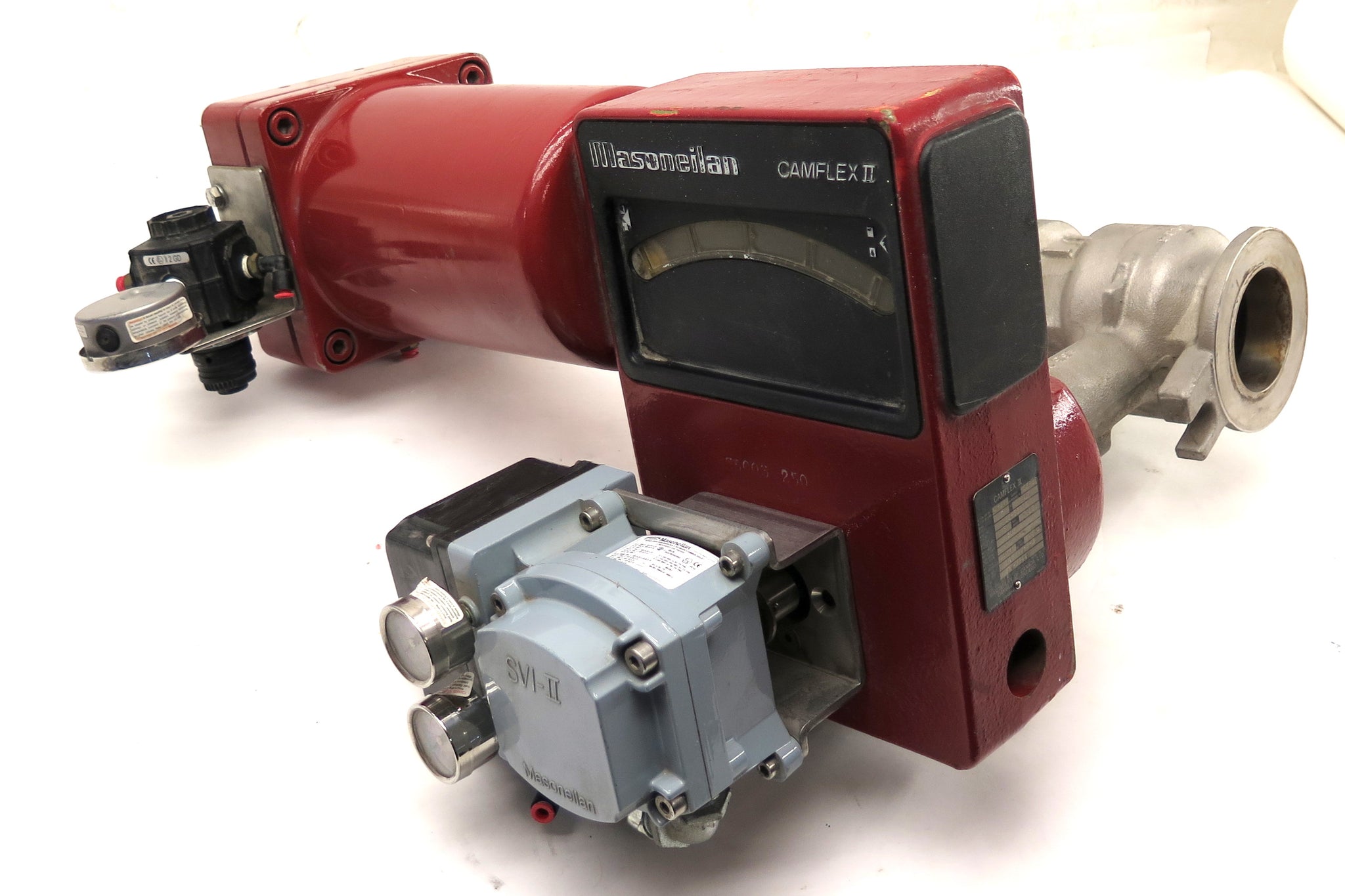 GE / Masoneilan Camflex II 3" Valve 35-35212 & SVI2-21113111 Controlle ...