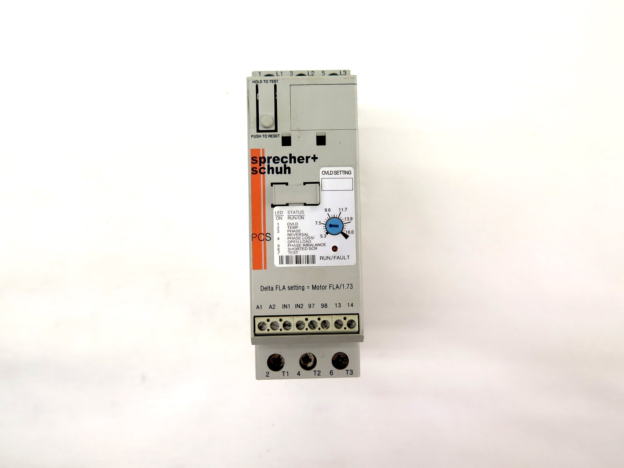 Sprecher + Schuh PCS-016-600V Smart Motor Controller – Advance Operations