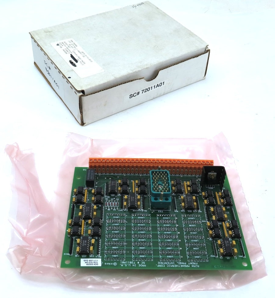 Ajax Magnethermic Corp. 72011A01 Front Panel Interface – Advance Operations