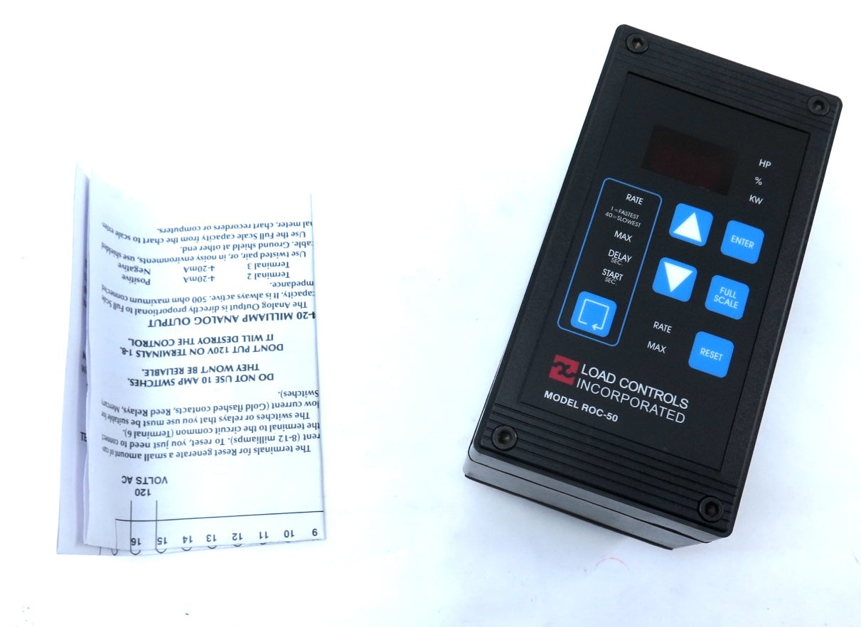 Load Controls ROC-50V Load Control System 120Vac – Advance Operations