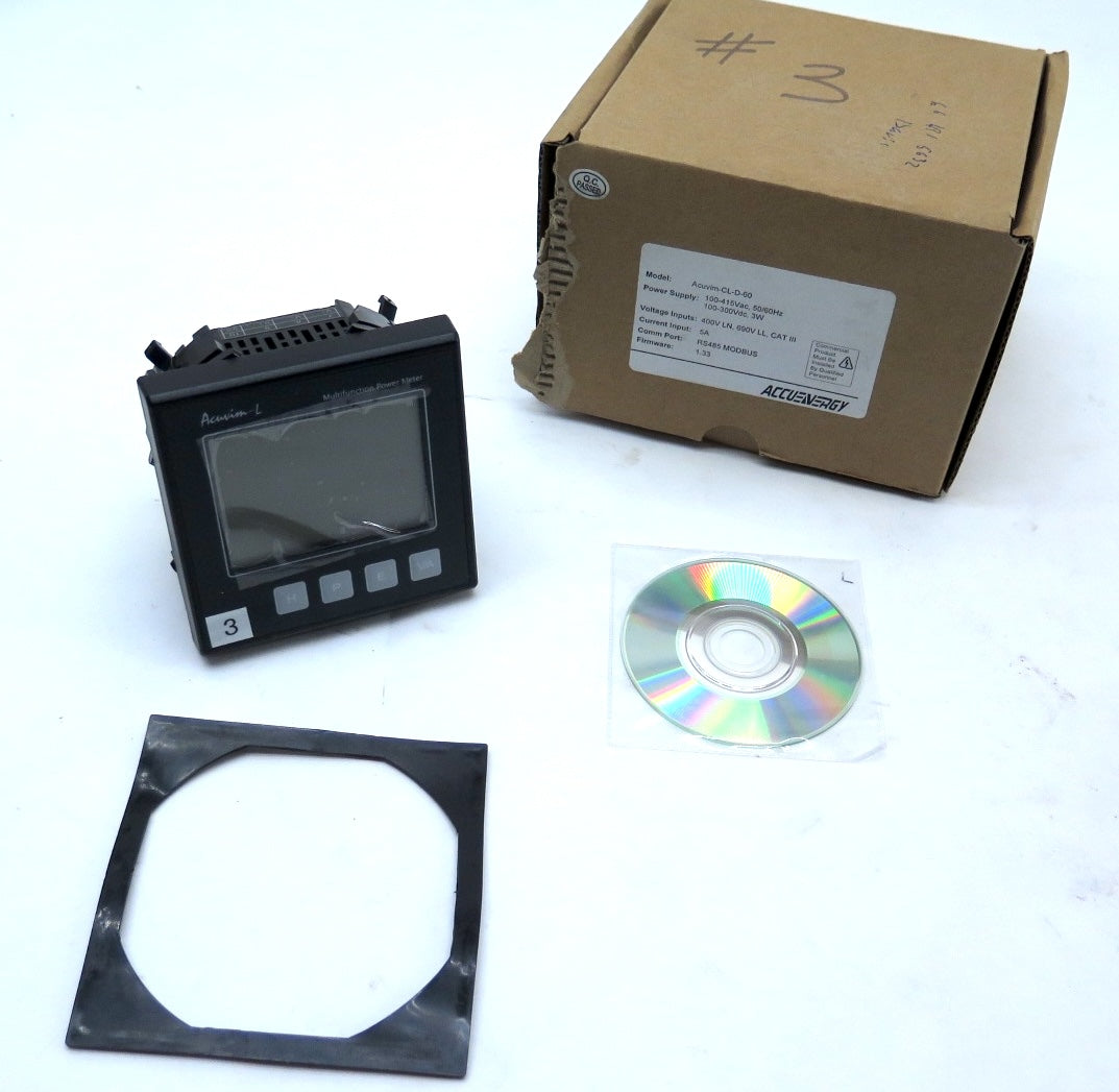AccuEnergy ACUVIM-CL-D-60 Power / Energy Meter LCD – Advance Operations