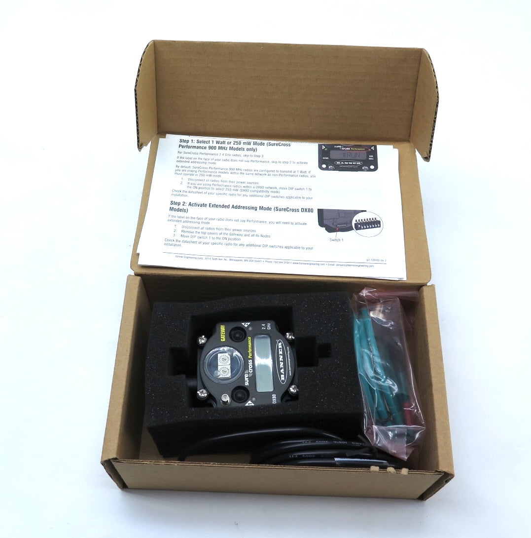 Banner DX80P2A6S-P / 18379 Gateway Pro 2.4Ghz 10-30Vdc – Advance Operations