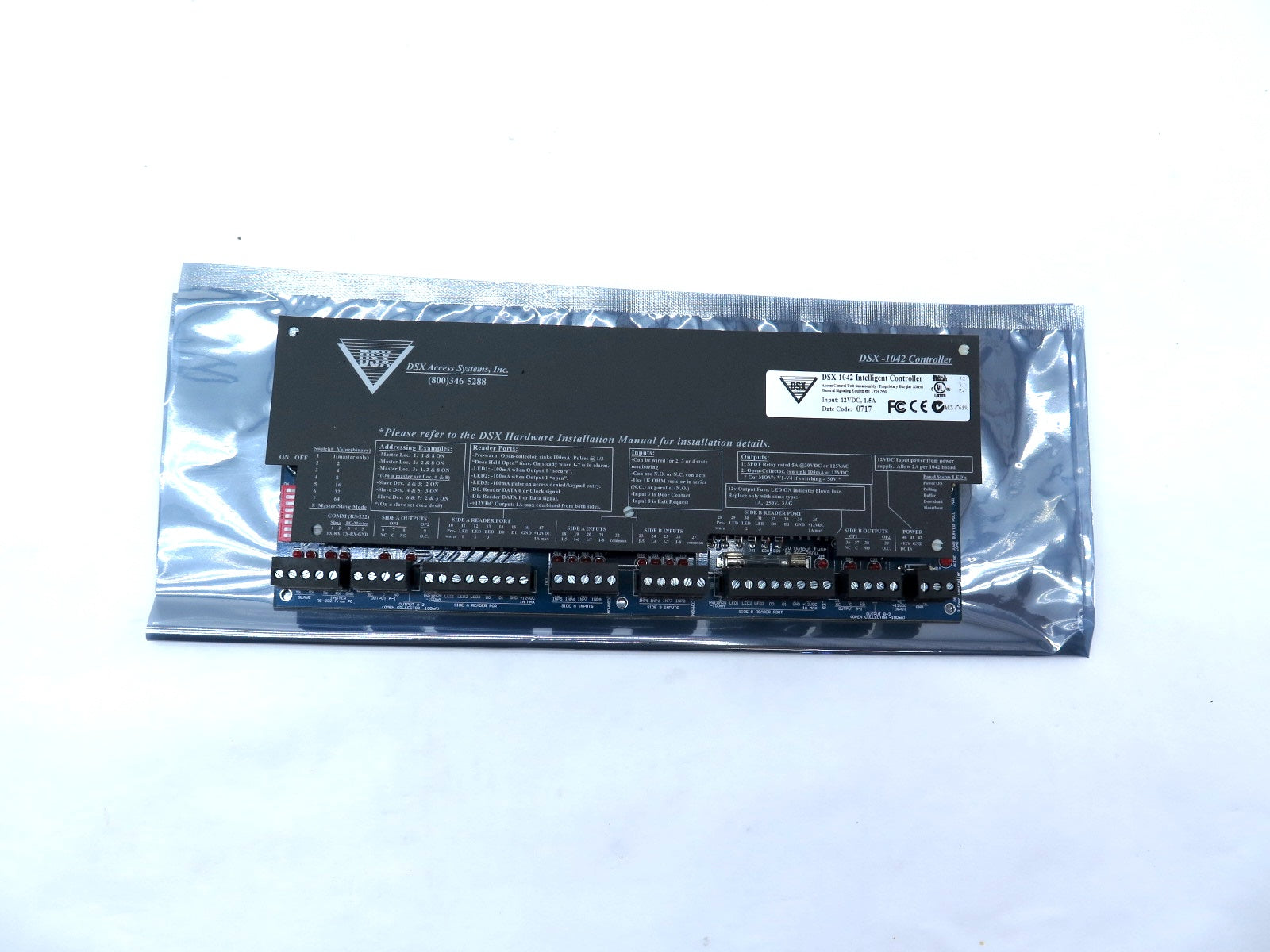 DSX Access System DSX-1042 Intelligent Door Controller | Advance Operations