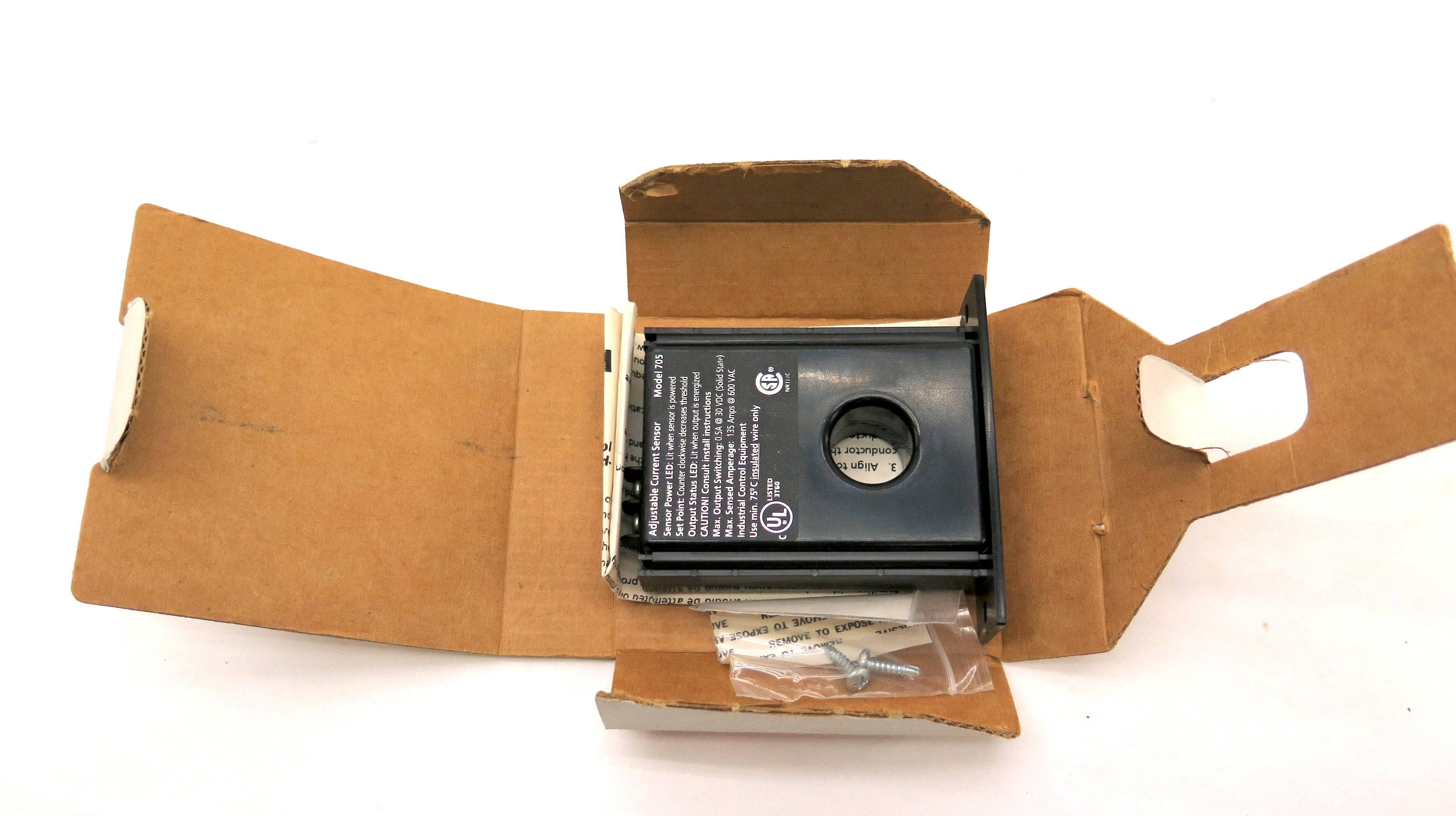 Veris H-705 Current Sensor / Switch 600Vac 30Vdc 135A 705 | Advance ...