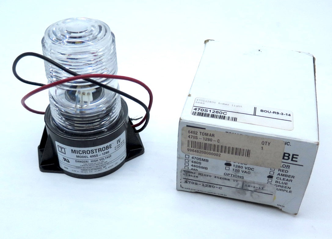 Tomar 470S-1280-C / 495S-1280 Micro Strobe IV Clear Light 12-80Vdc ...
