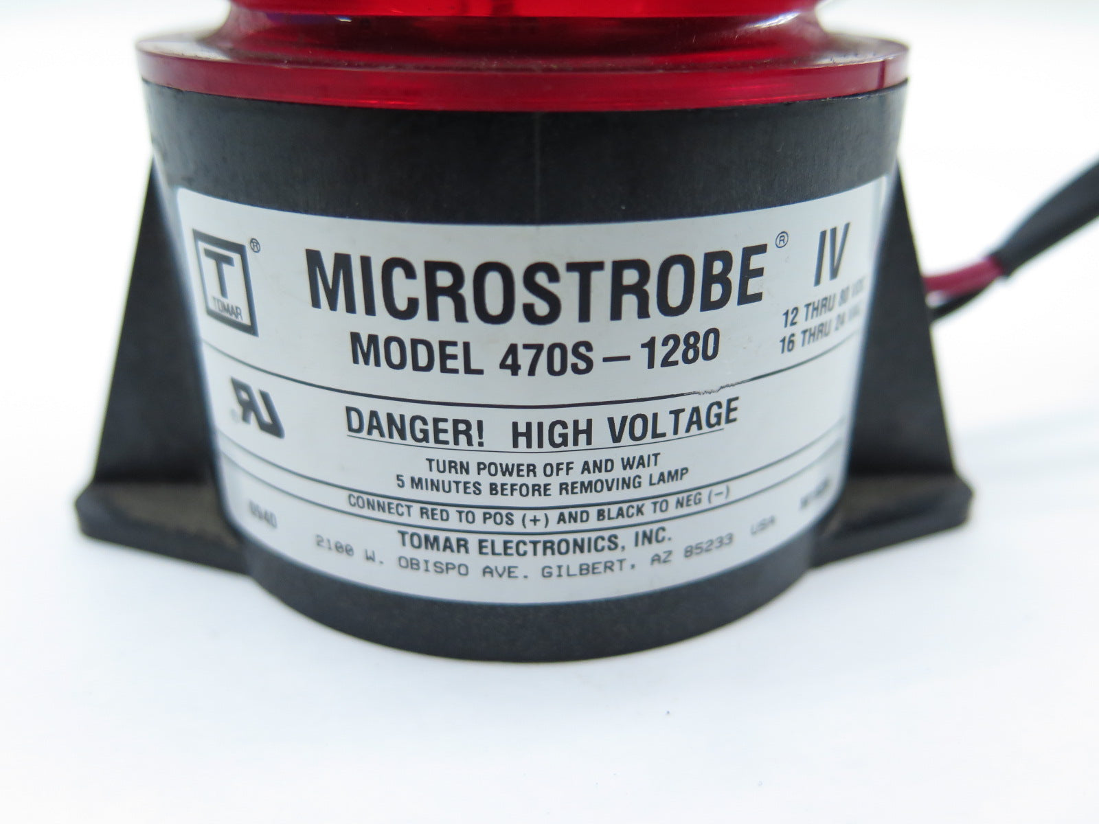 Tomar Microstrobe Model 470S-1280 Red Light 0940 – Advance Operations