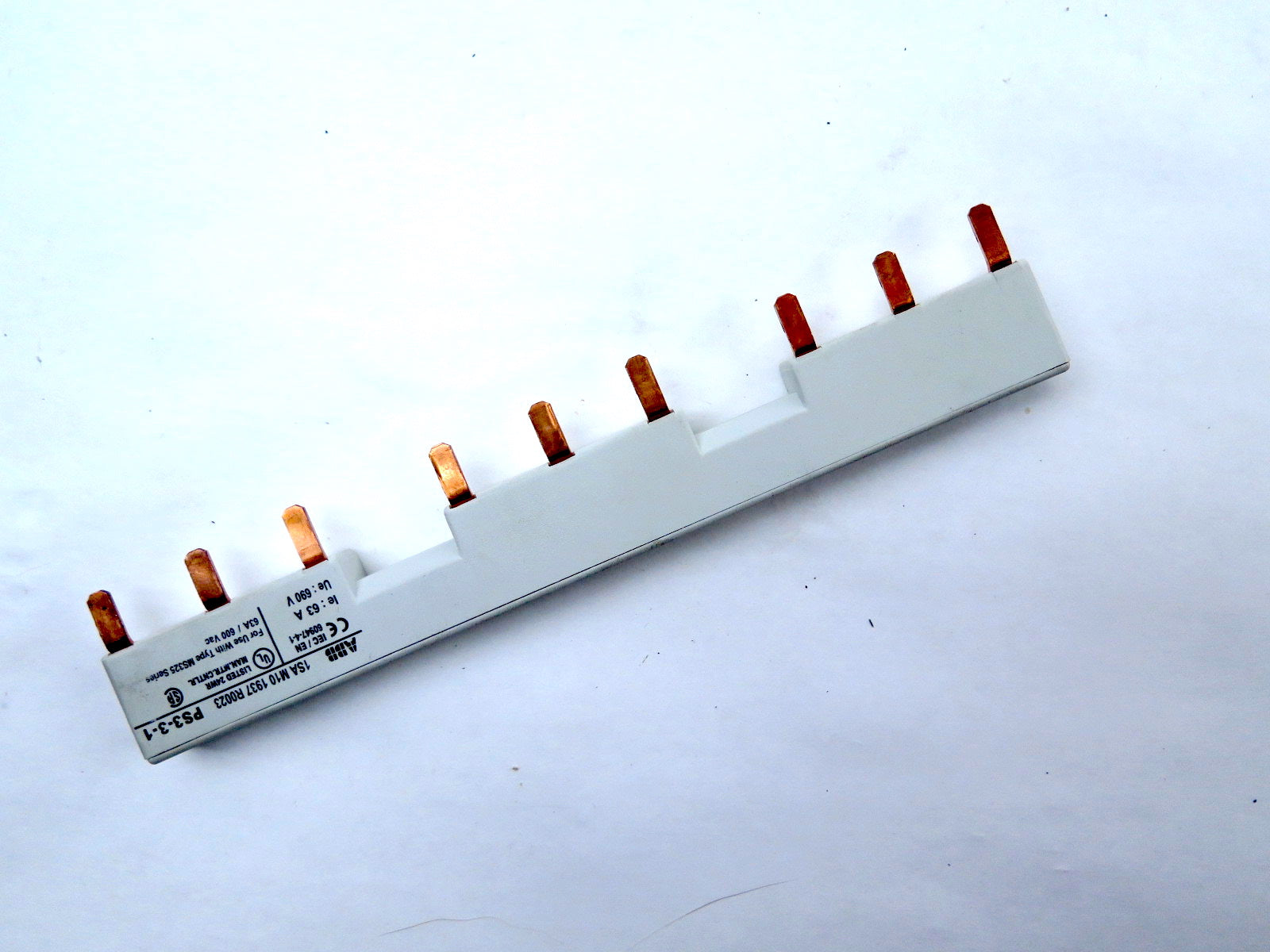 ABB 1SA M101937R0023 3-Phase Connection Bar PS3-3-1 600VAC 63A