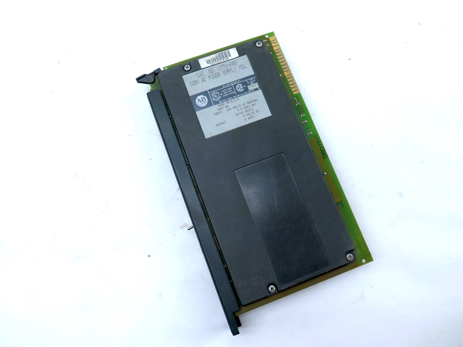 Allen-Bradley 1771-P4S 120V AC Power Supply MDL – Advance Operations