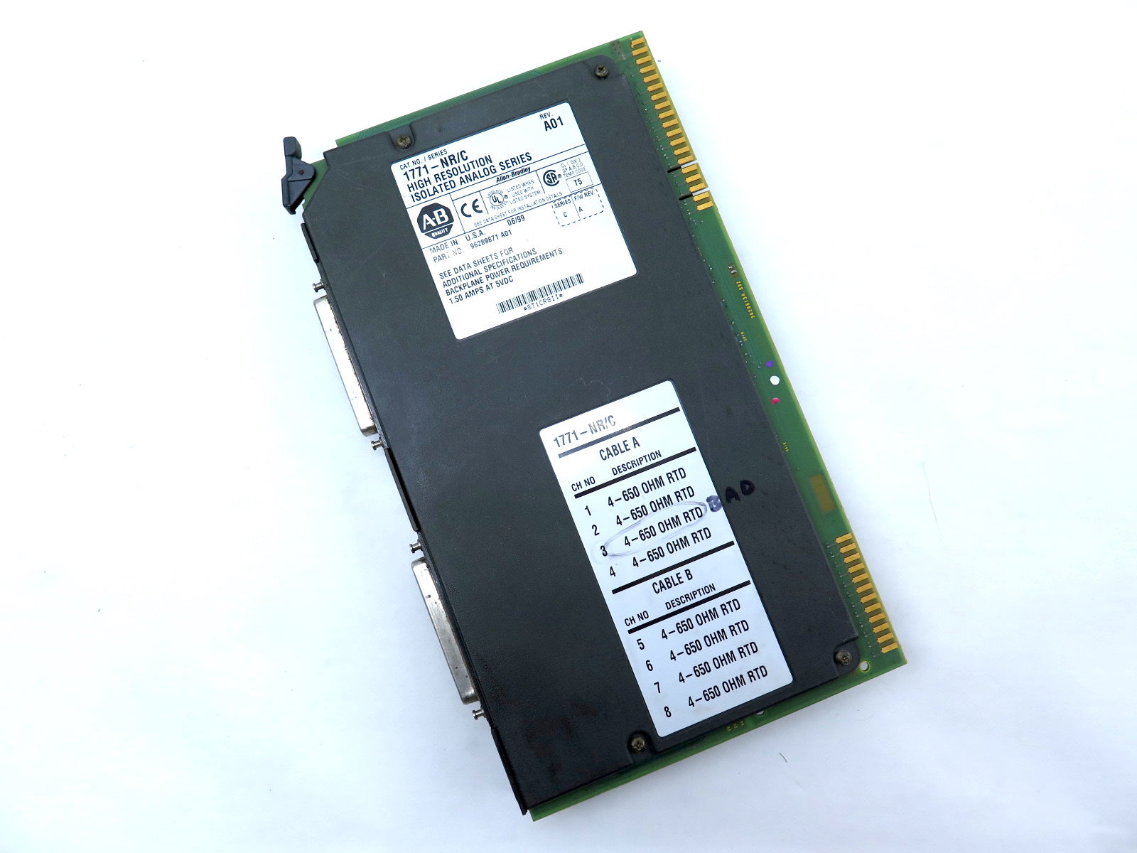 Allen-Bradley 1771-NR/C High Resolution Isolated Analog Series ...