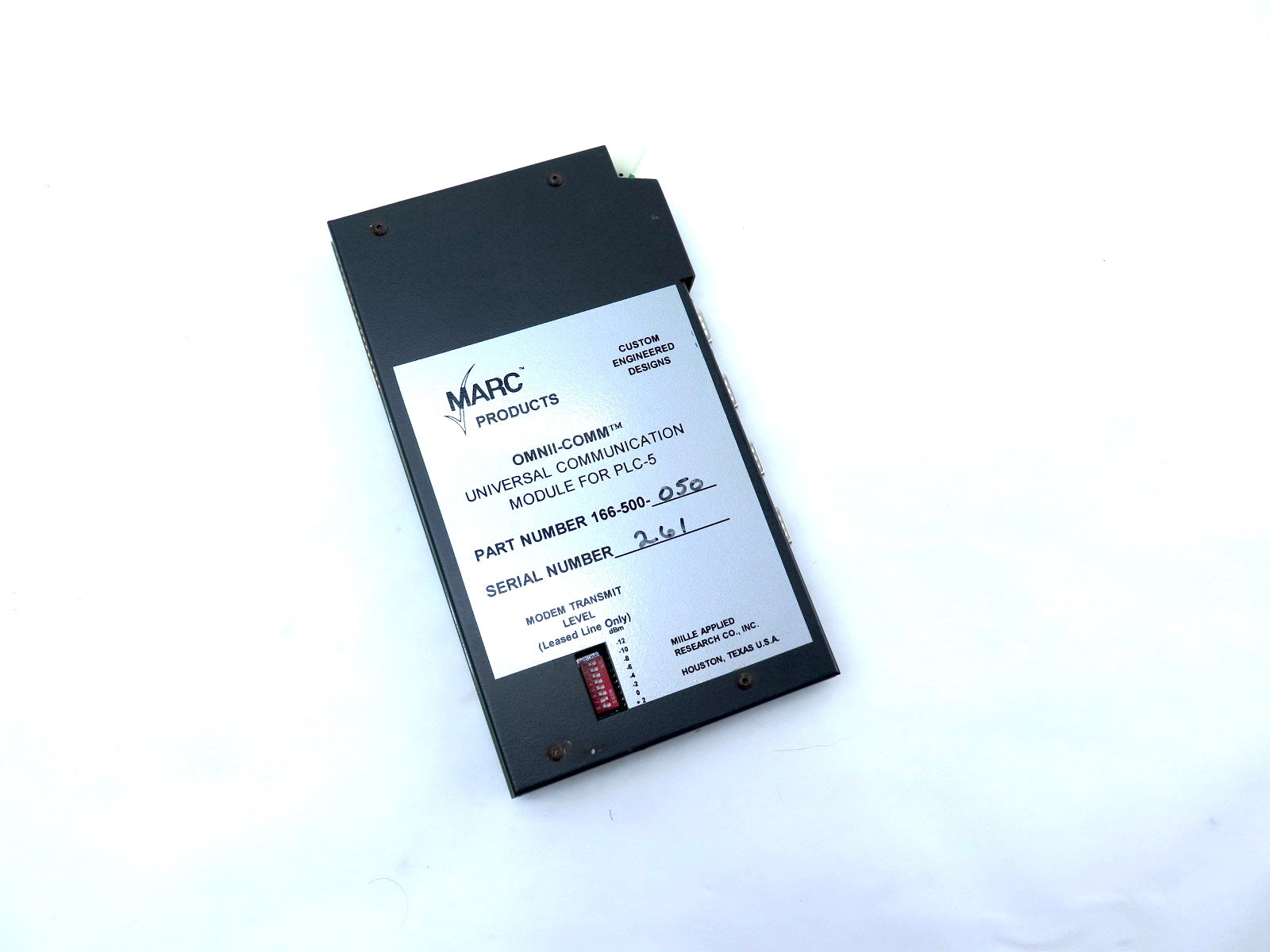 Marc Products 166-500-050 Universal Communication Module For PLC-5 ...