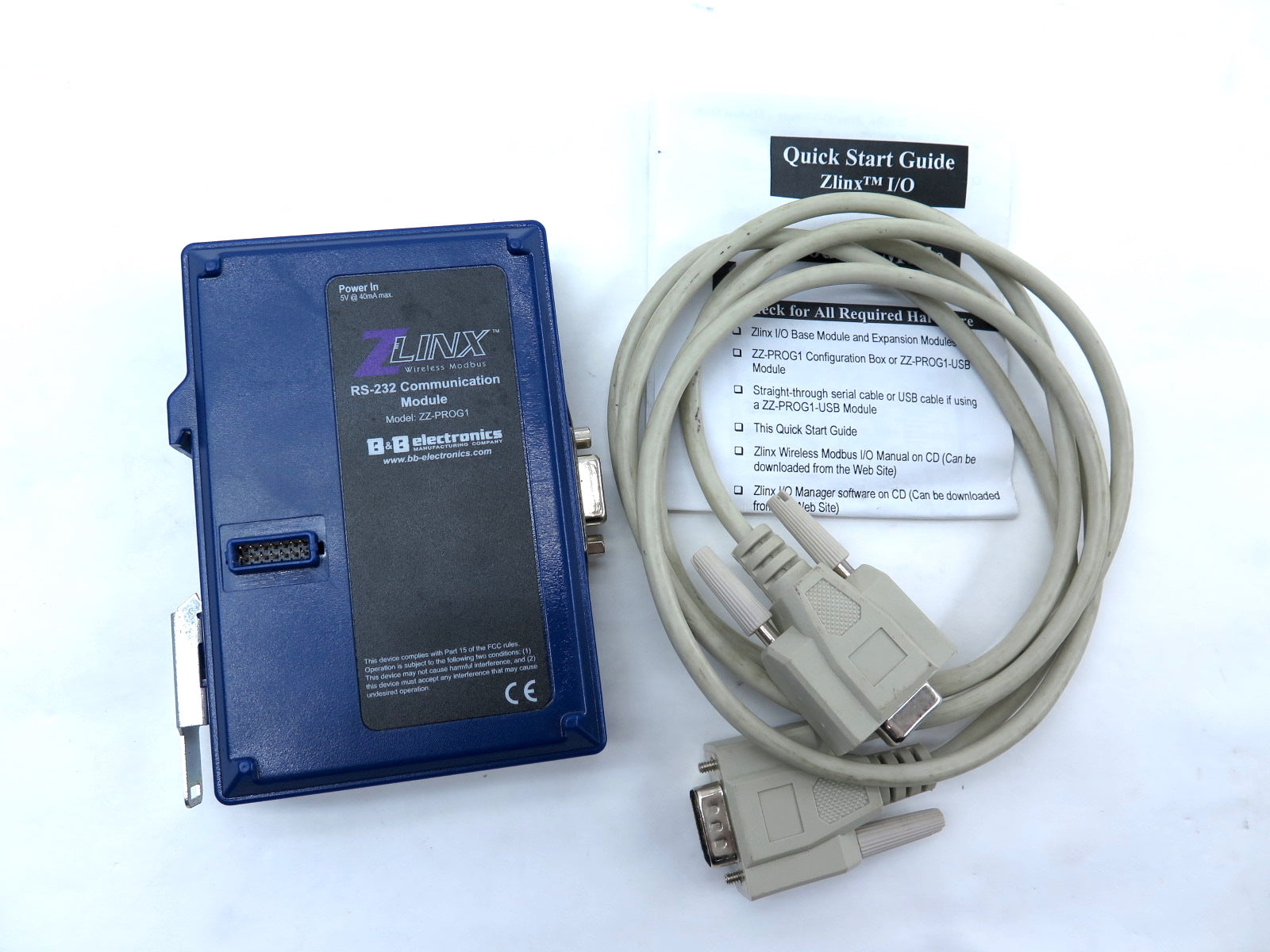 B&B Electronics ZZ-PROG1 Prog Module With Cable – Advance Operations