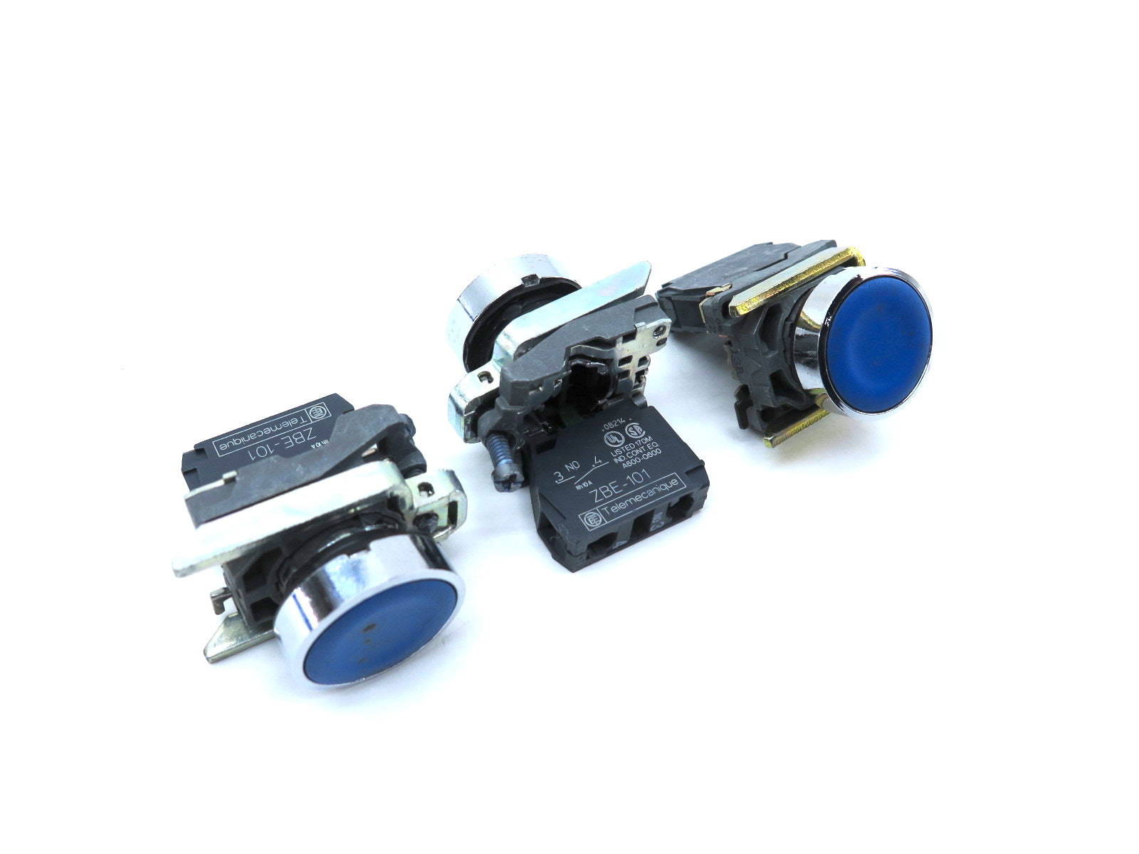 Telemecanique ZB4BA6 ZBE-101 Blue Push Button *LOT OF 3* – Advance ...