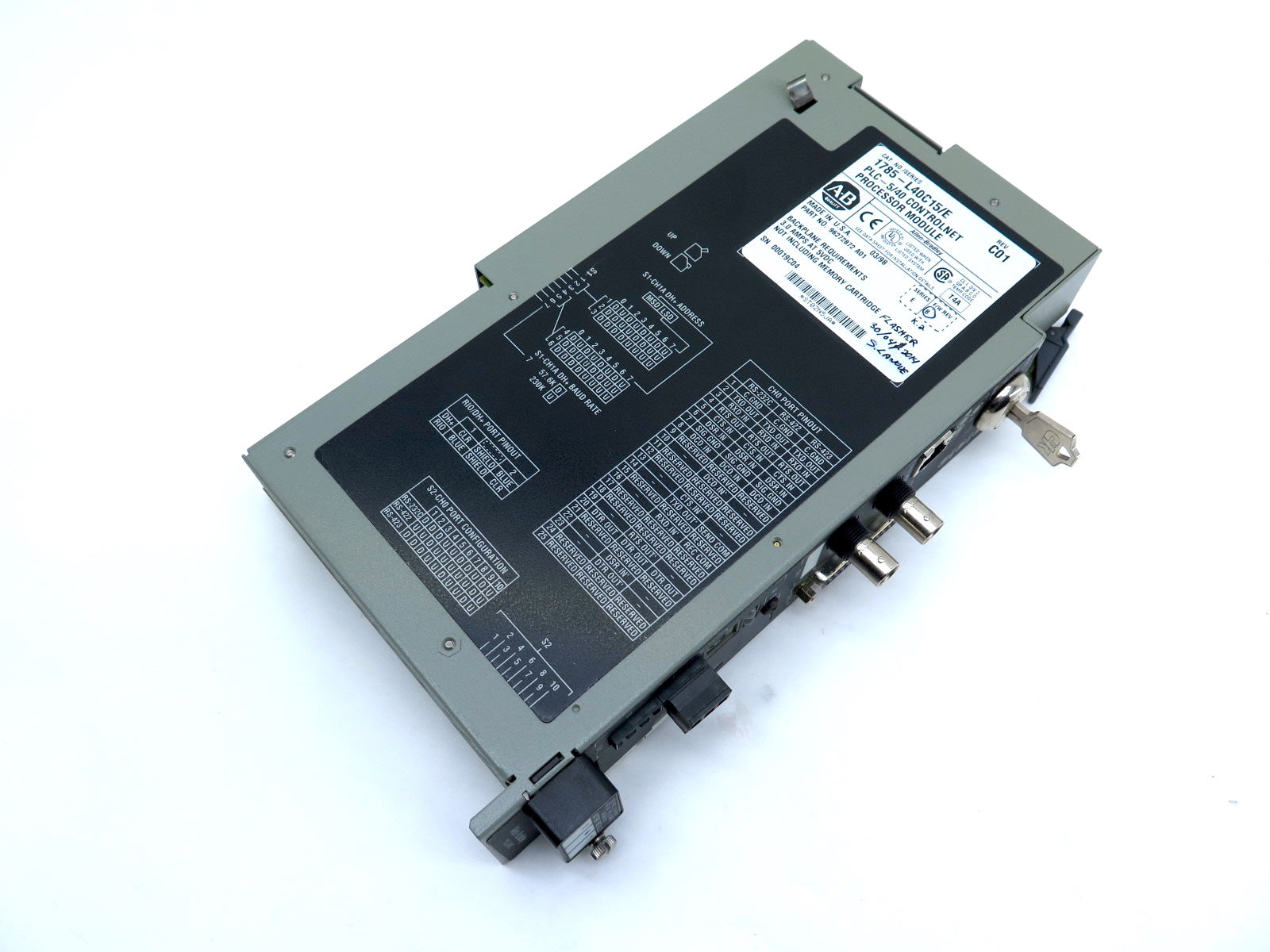 Allen-Bradley 1785-L40C15/E ControlNet Processor Module – Advance ...