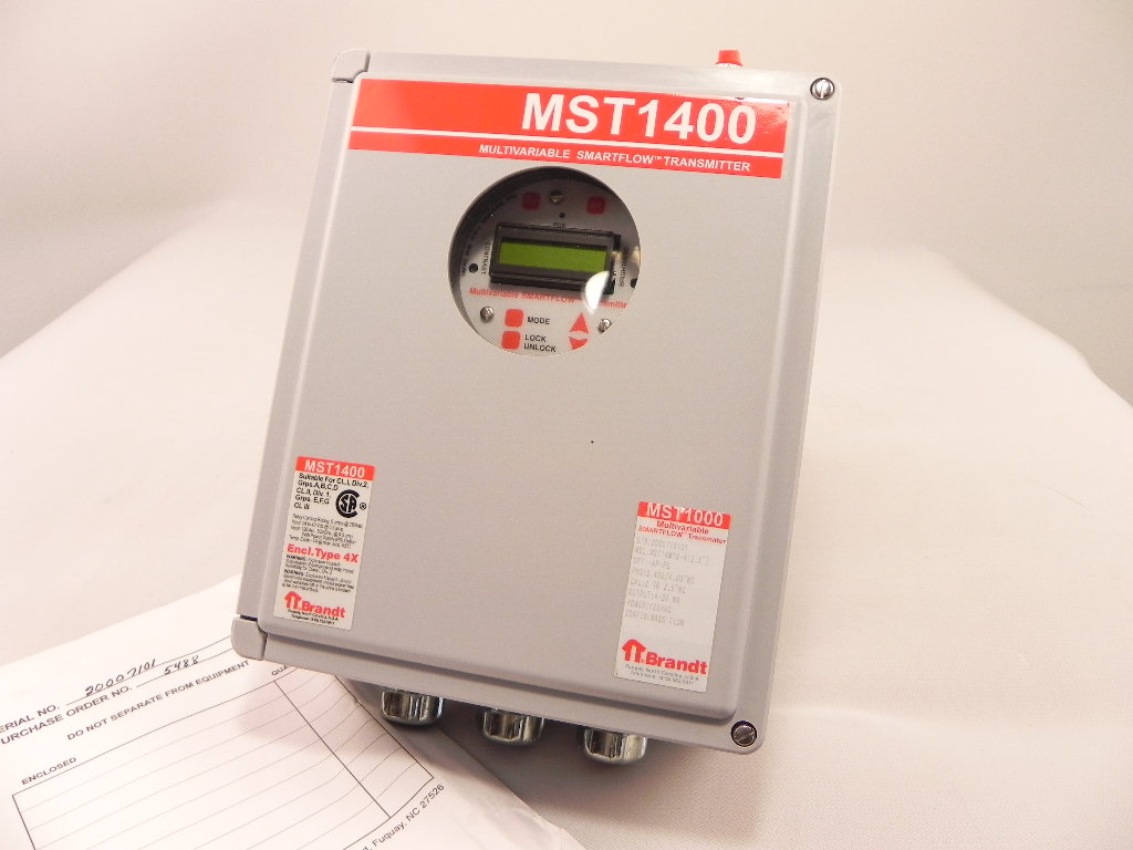 Thermo Brandt Multivariable Smartflow Transmitter MST1400 MST14M10-4 ...