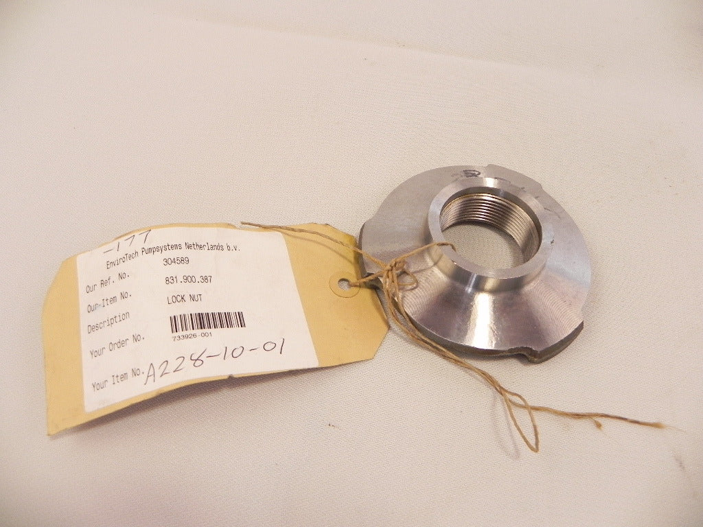 Weir GEHO TZPM Pump Lock Nut 831.900.387 – Advance Operations