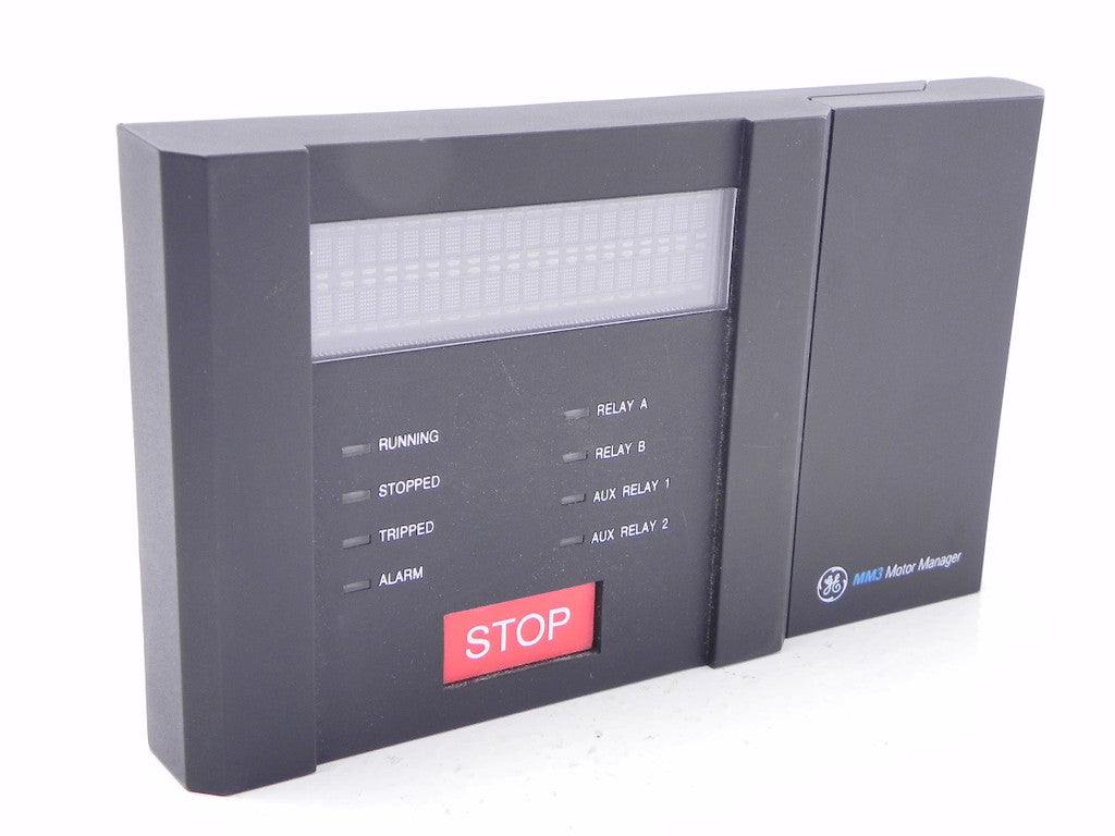 GE Multilin MM3/MMIII Motor Manager Display Module – Advance Operations