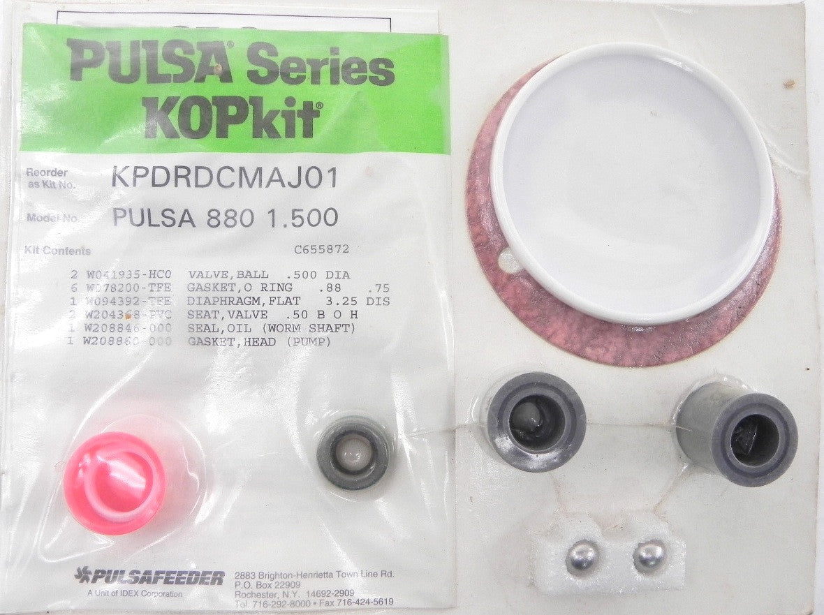 Pulsafeeder Kopkit Repair Kit 880 1.500 KPDRDCMAJ01 – Advance Operations