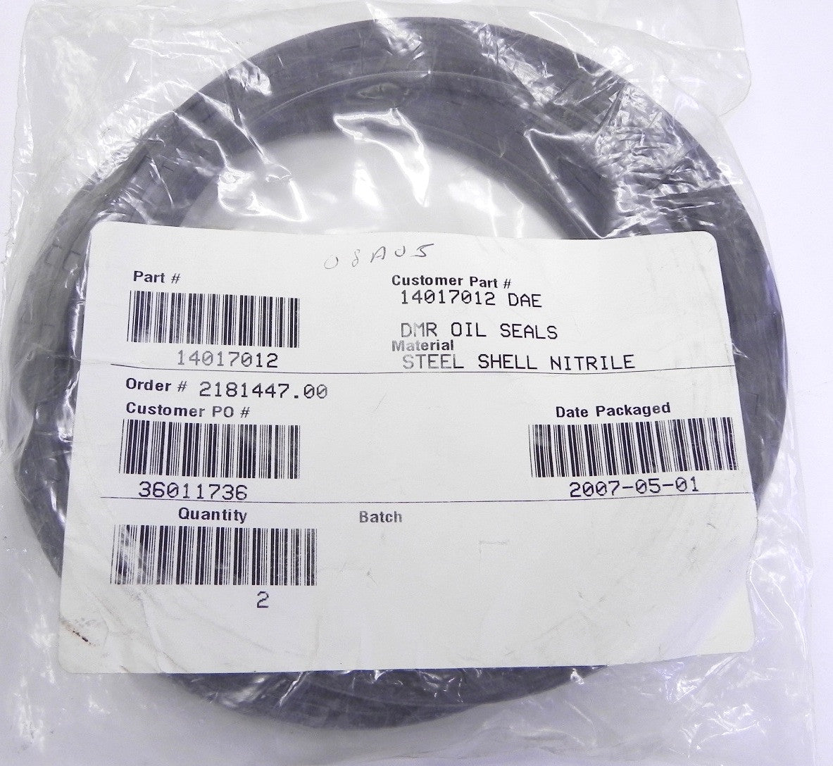Fargo DMR Oil Seal 14017012 DAE (Qty 2) – Advance Operations