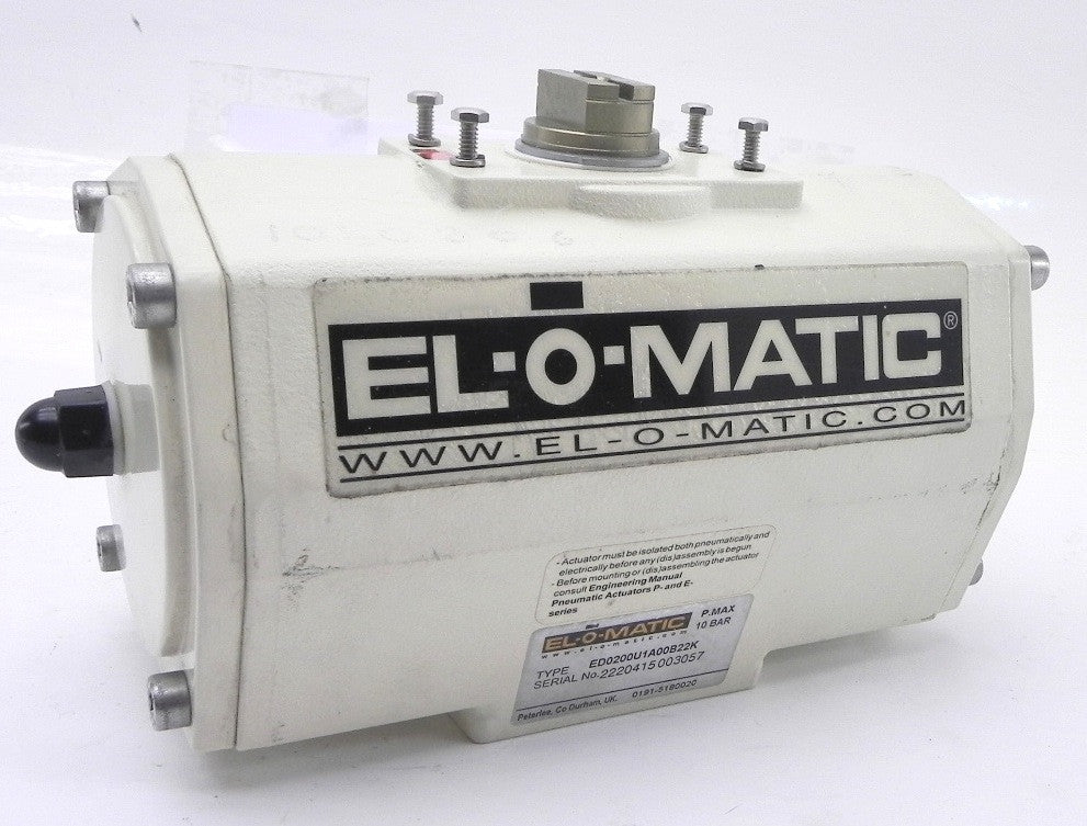 EL-O-Matic Pneumatic Actuator ED0200U1A00B22K – Advance Operations