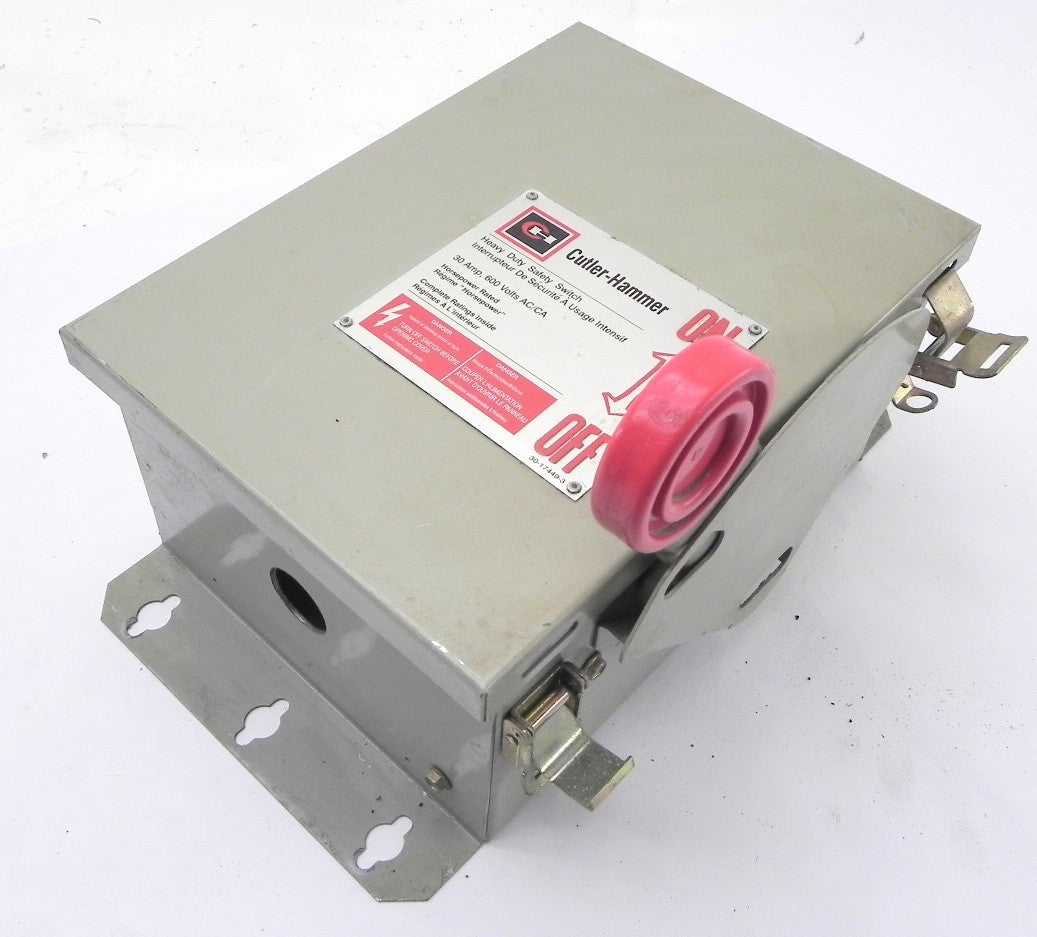 Cutler-Hammer Heavy Duty Safety Switch 30A 12HD361NF – Advance Operations