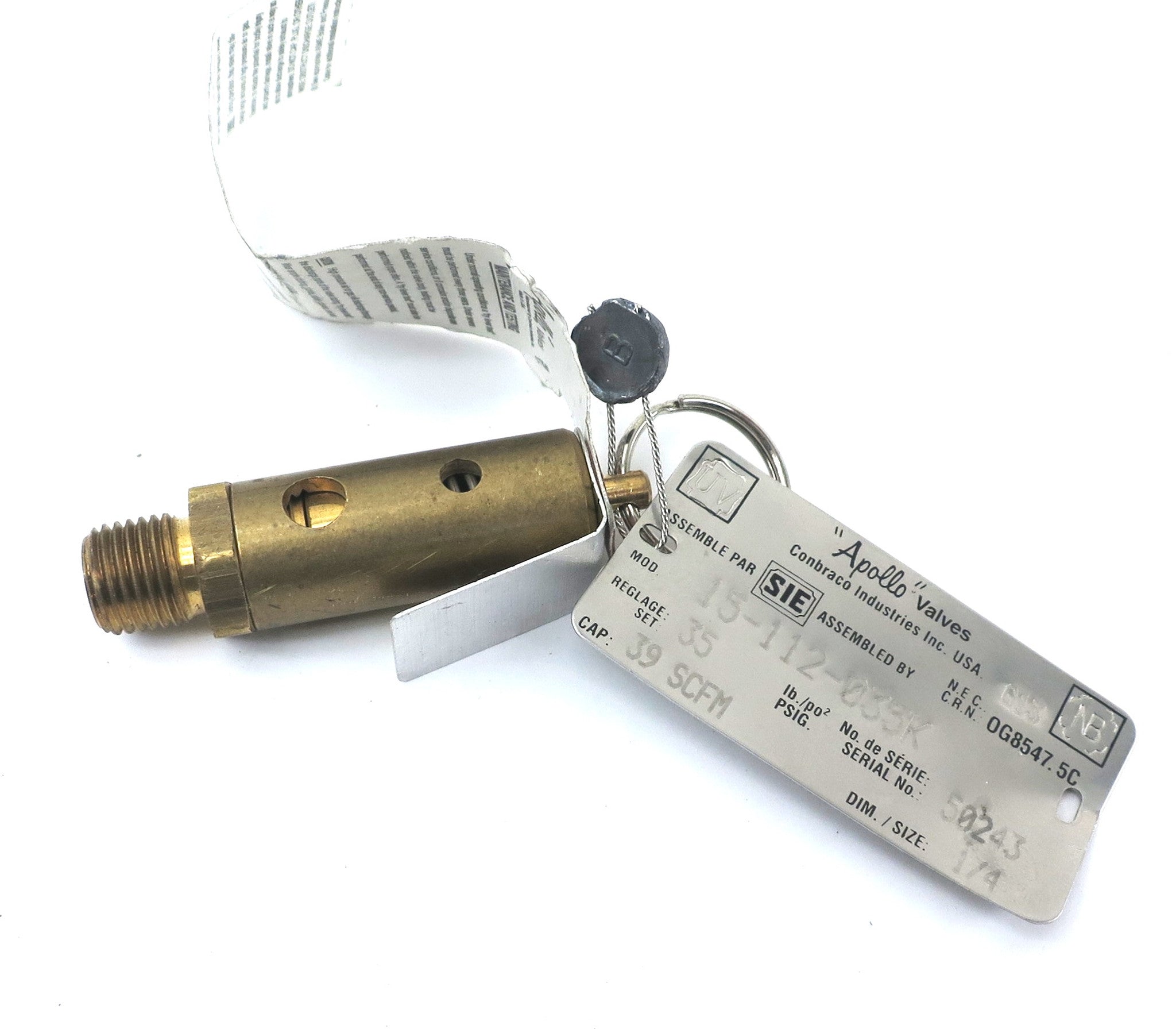 Apollo Pressure Relief Valve 15-112-035K 1/4" Npt | Advance Operations