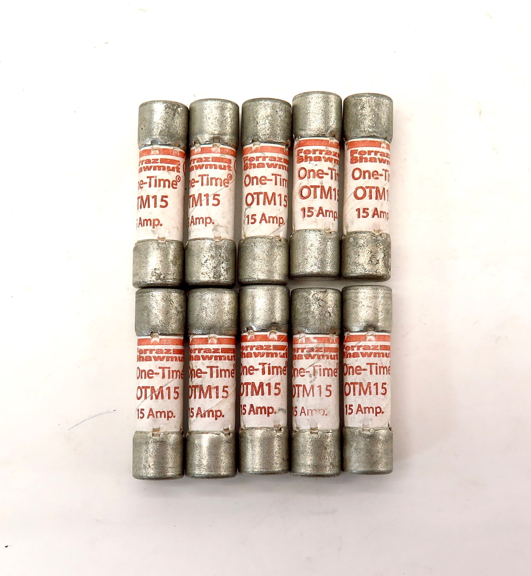 Ferraz Shawmut One-Time Fuse OTM15 15A 250V (10) – Advance Operations