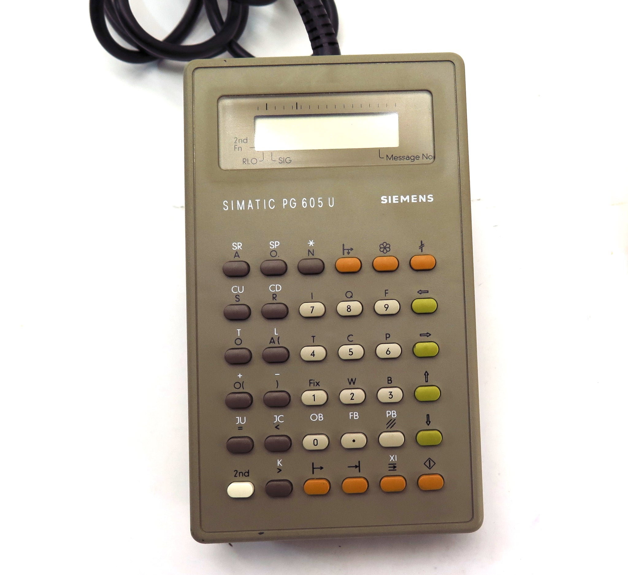 Siemens Simatic PG605U Hand Held Programming Unit 6ES5605-0UB12 ...