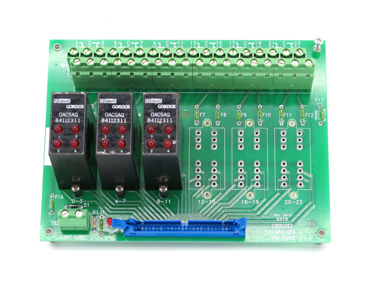 Crouzet 57-464 Opto Module Board PB-24HQ-269 With 3x OAC5AQ 84112311 ...