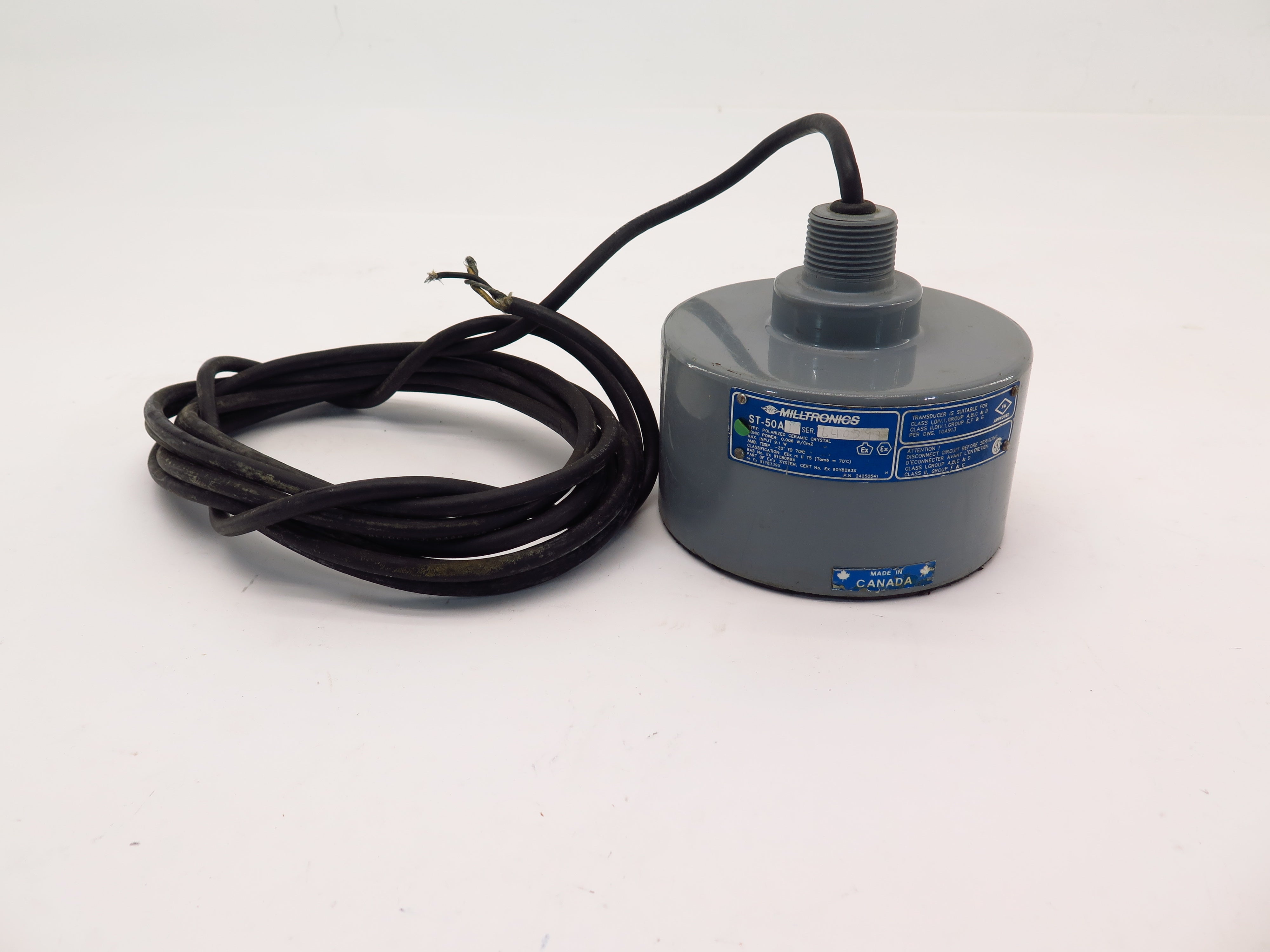 Milltronics Ultrasonic Level Transducer ST-50A P ST-50AP – Advance ...