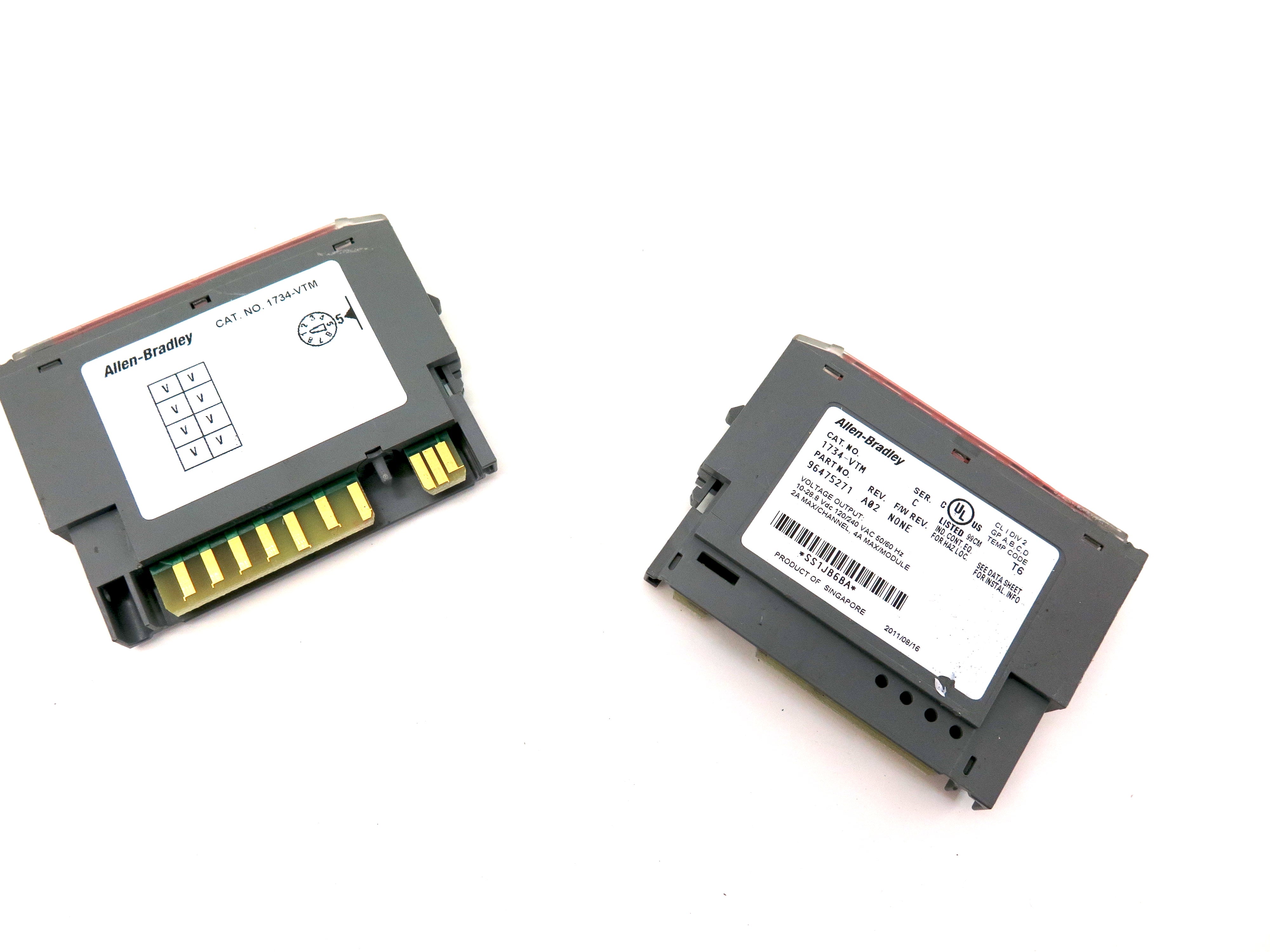 Allen-Bradley 1734-VTM Voltage Terminal Module LOT OF 2 – Advance ...