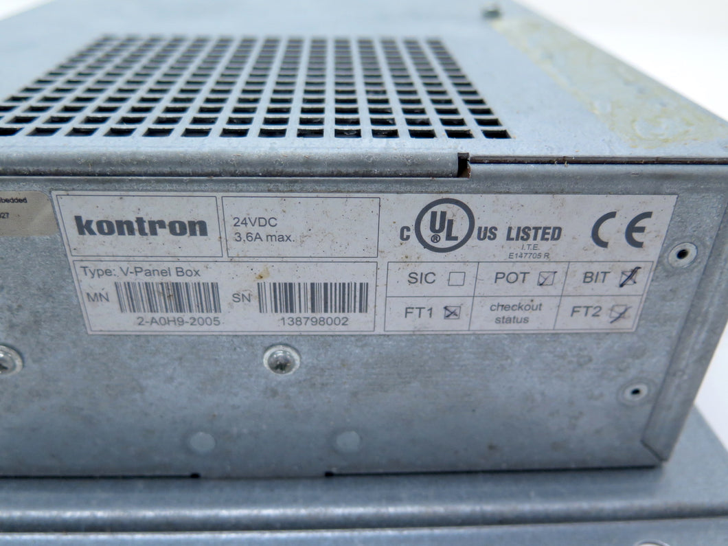 Kontron V-Panel Box 2-A0H9-2005 Automation PC – Advance Operations
