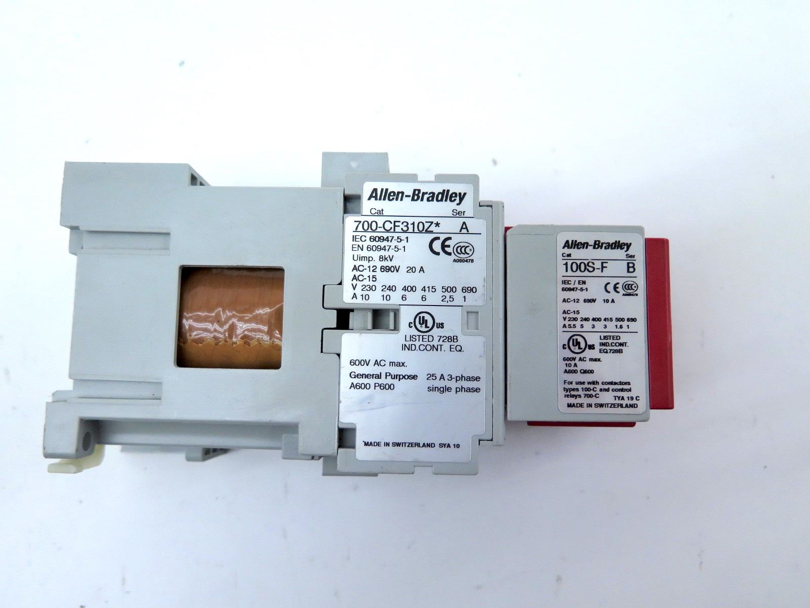Allen-Bradley 700S-CF440ZJC GuardMaster Safety Control Relay 24Vdc Coi ...