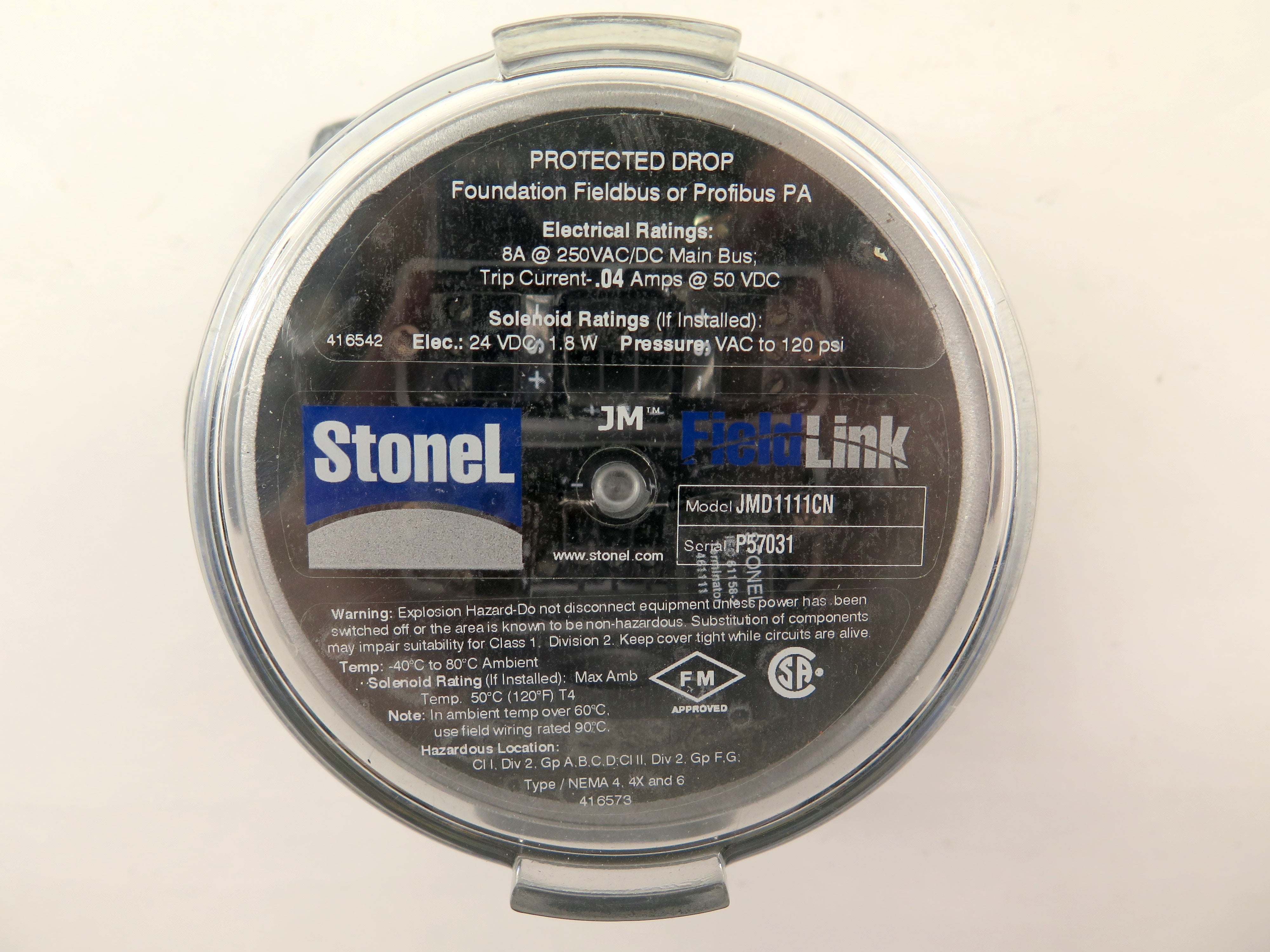 Stonel JMD1111CN Limit Switch Protectedd Drop Solenoid 24Vdc – Advance ...