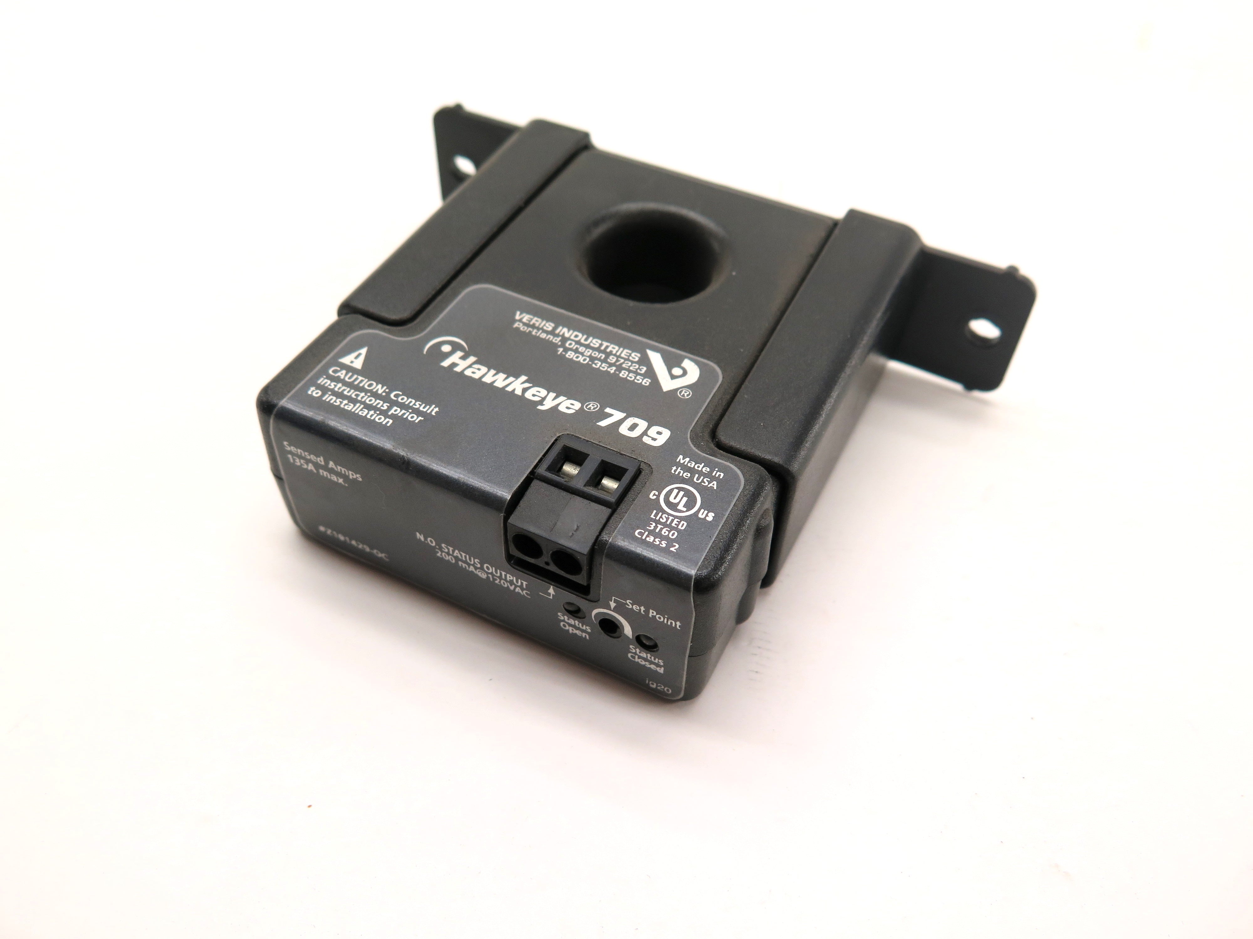 Veris Industries Hawkeye 709 Current Monitor 135A Max – Advance Operations