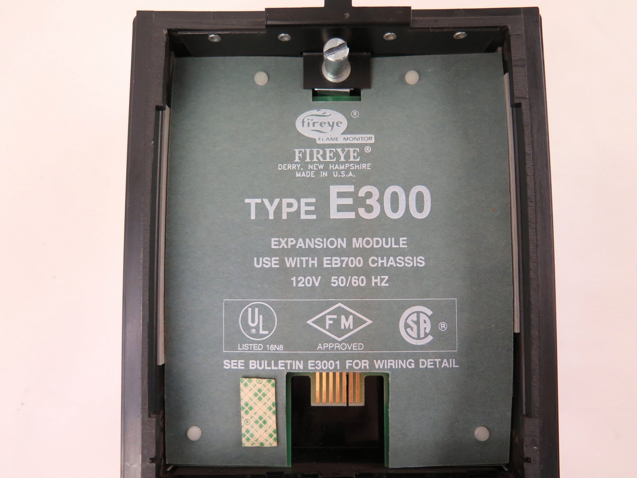 Fireye Type E300 Expansion Module – Advance Operations