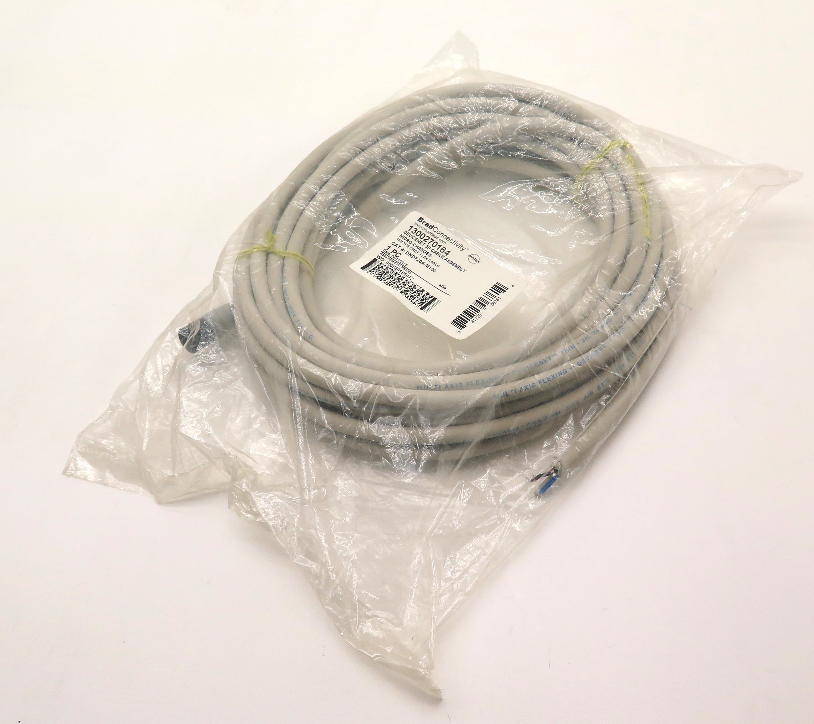 Molex / Woodhead 1300270164 DeviceNet 5P Cable Assembly Micro-Change ...