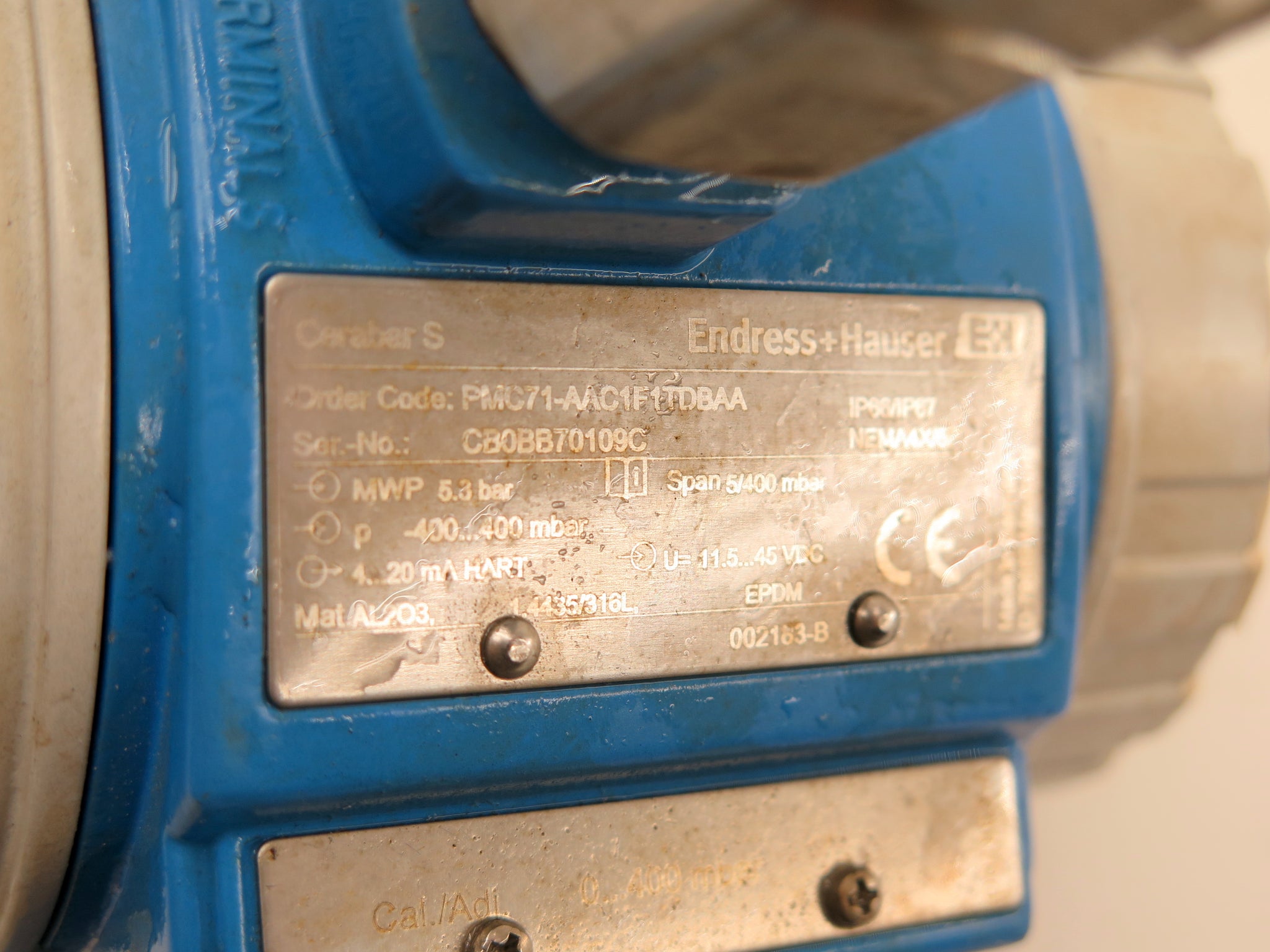 Endress + Hauser PMC71-AAC1F1TDBAA Cerabar S Pressure Transmitter ...