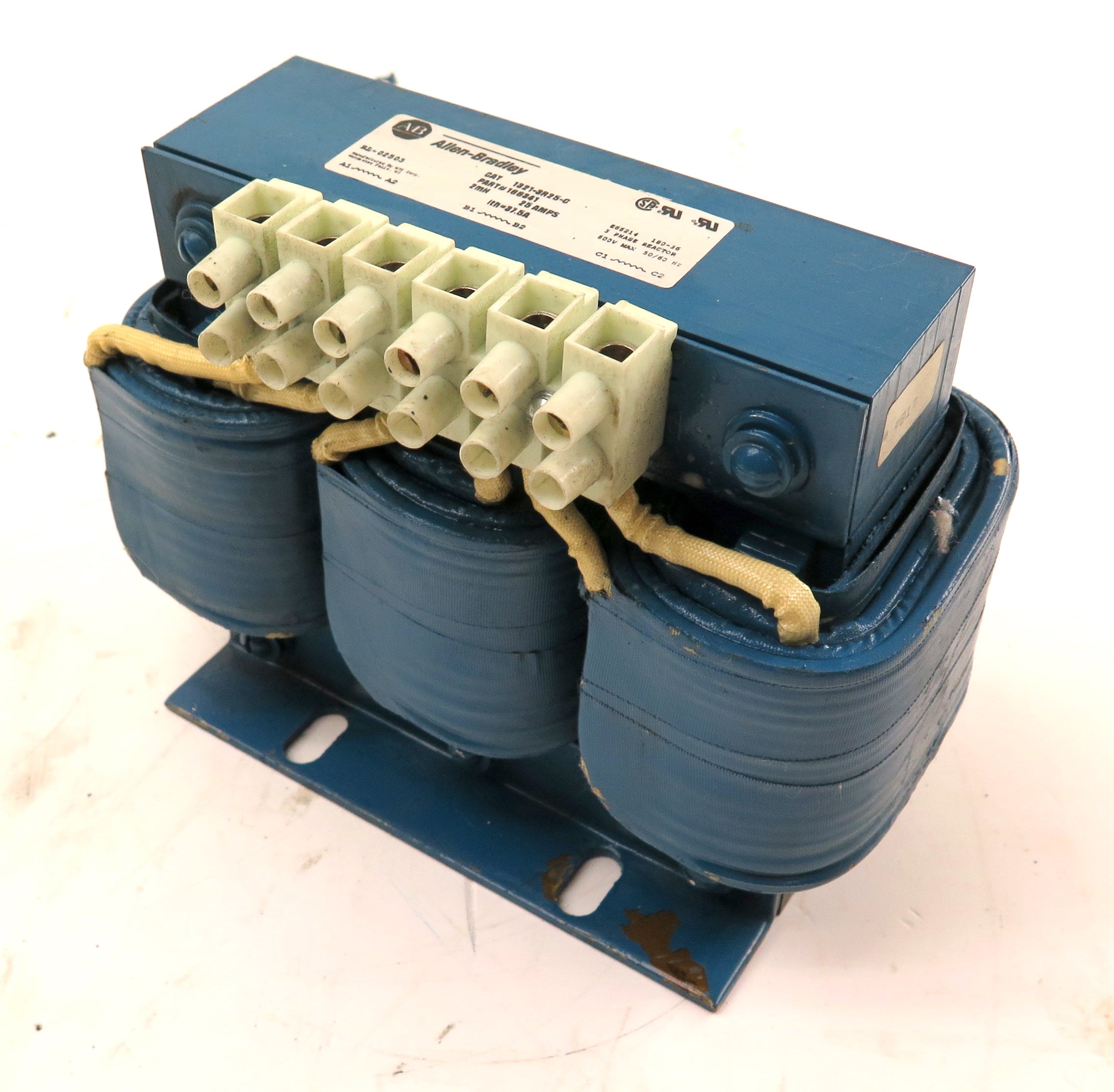 Allen-Bradley 1321-3R25-C Line Reactor 25A 3 Phase Reactor 600V Max ...