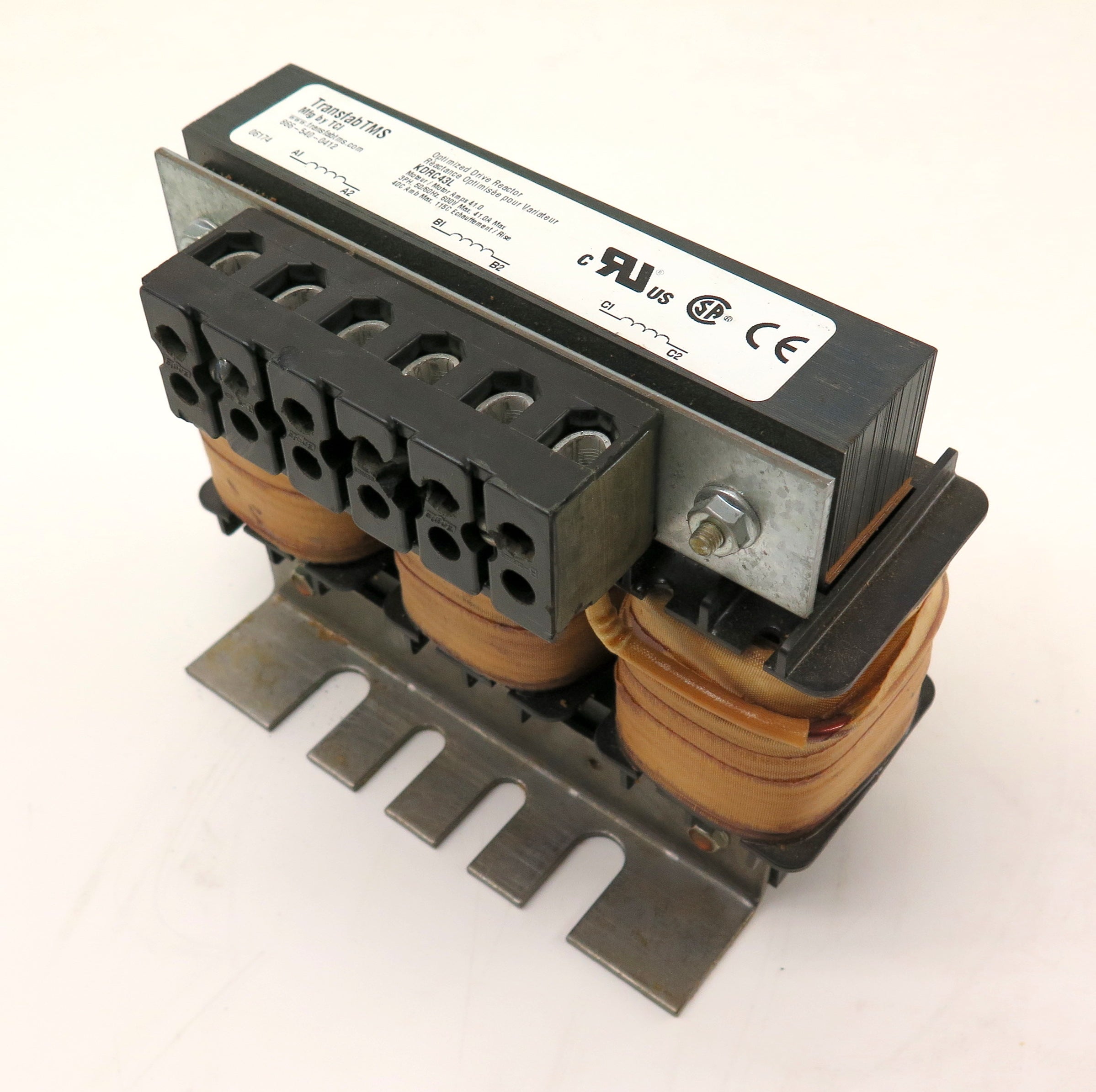 TransfabTMS KDRC43L Optimized Drive Reactor 3 Phase 600V Max 41A ...