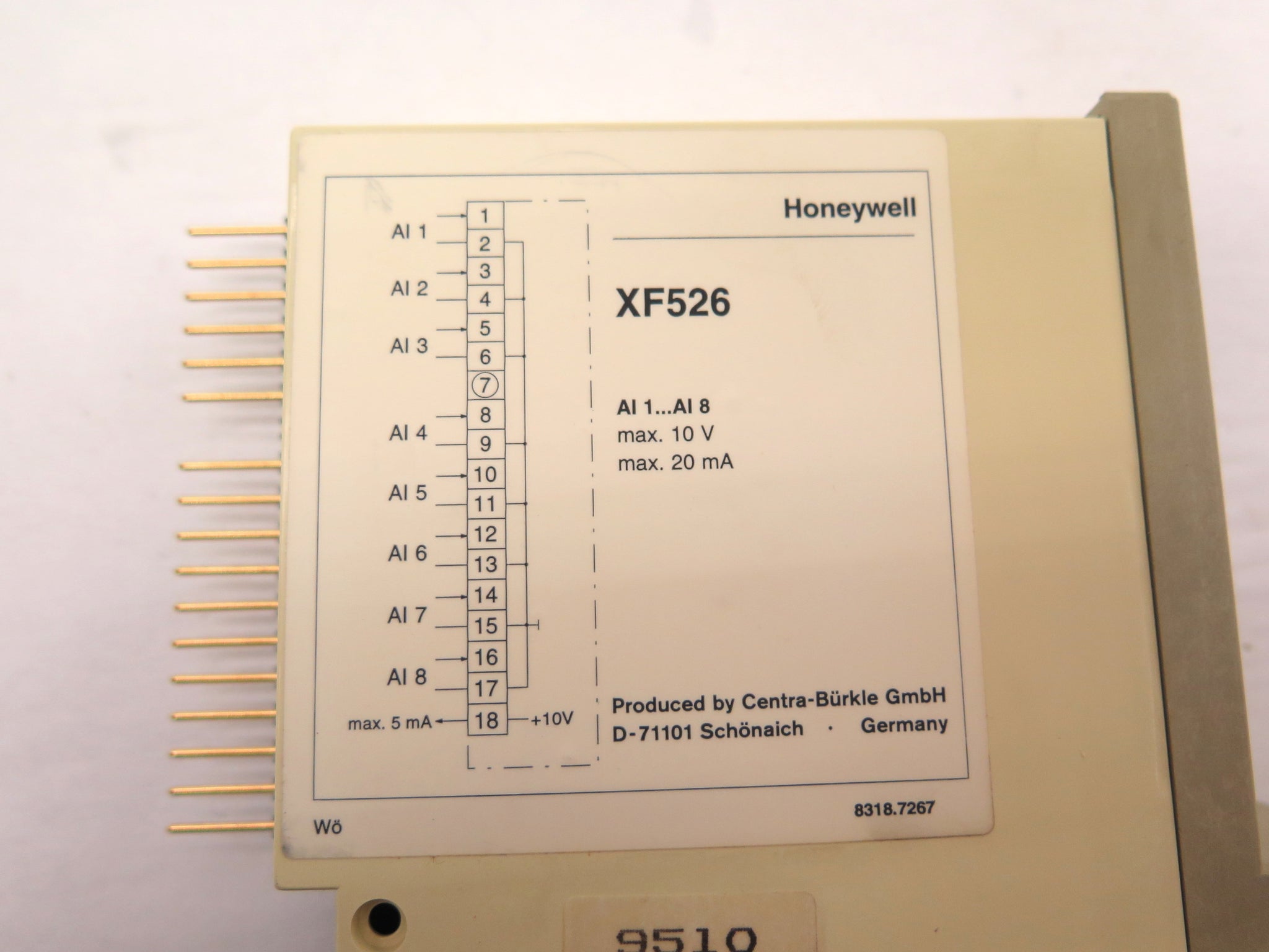 Honeywell XF526 Analog Input Module PLC ( LOT OF 2) – Advance Operations
