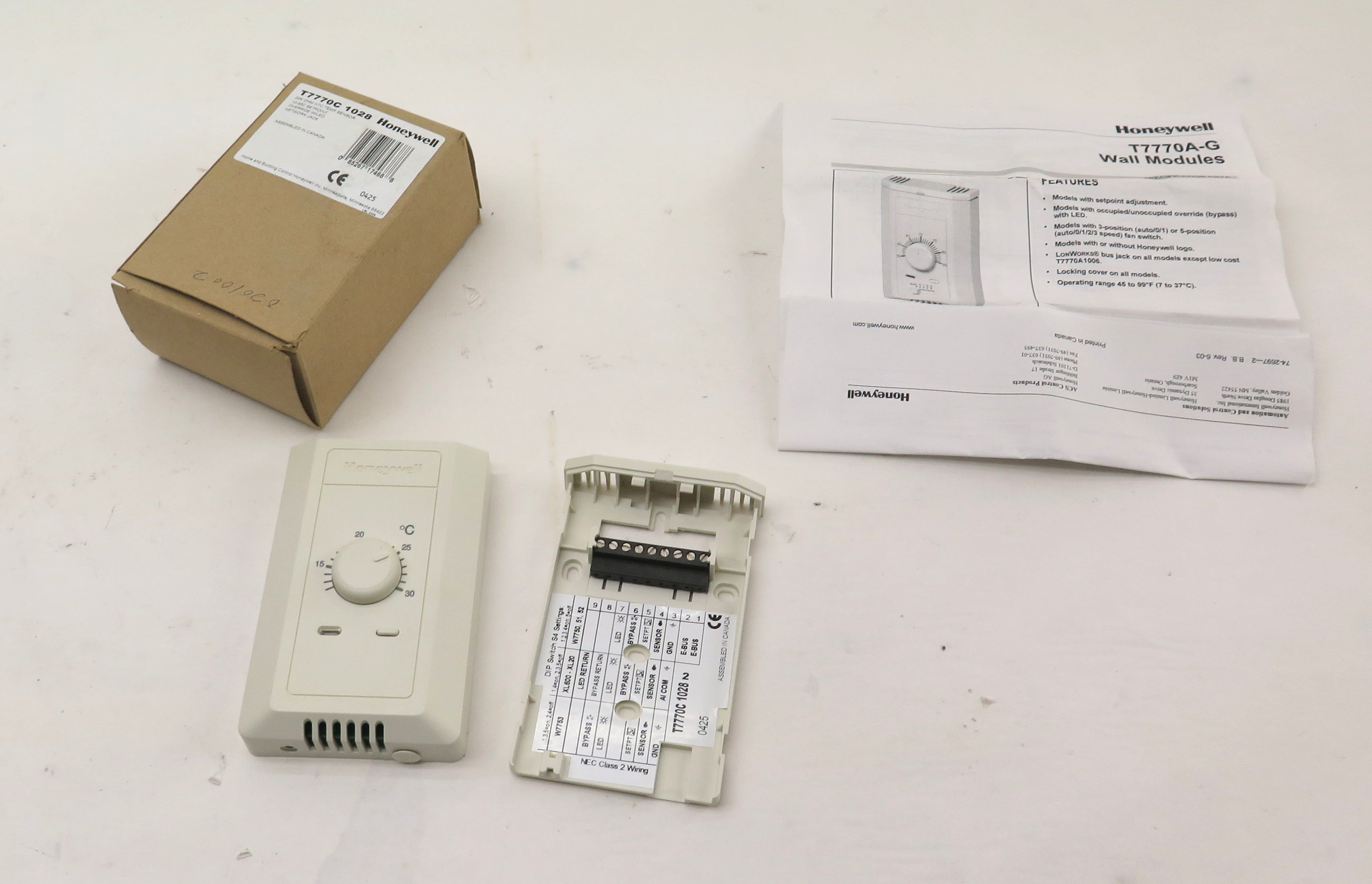 Honeywell T7770C 1028 Thermostat Temp Sensor 10-35C | Advance Operations